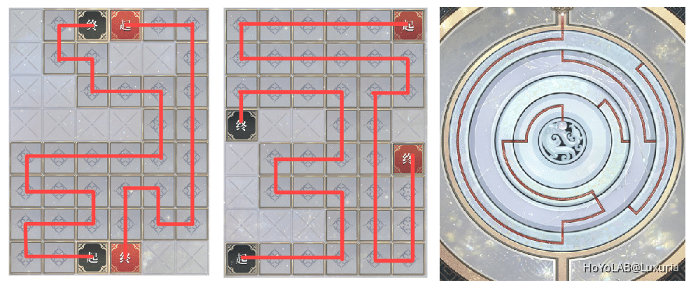 Blizzardous Threads of Red Villa Courtyard maps and walkthrough Tears ...