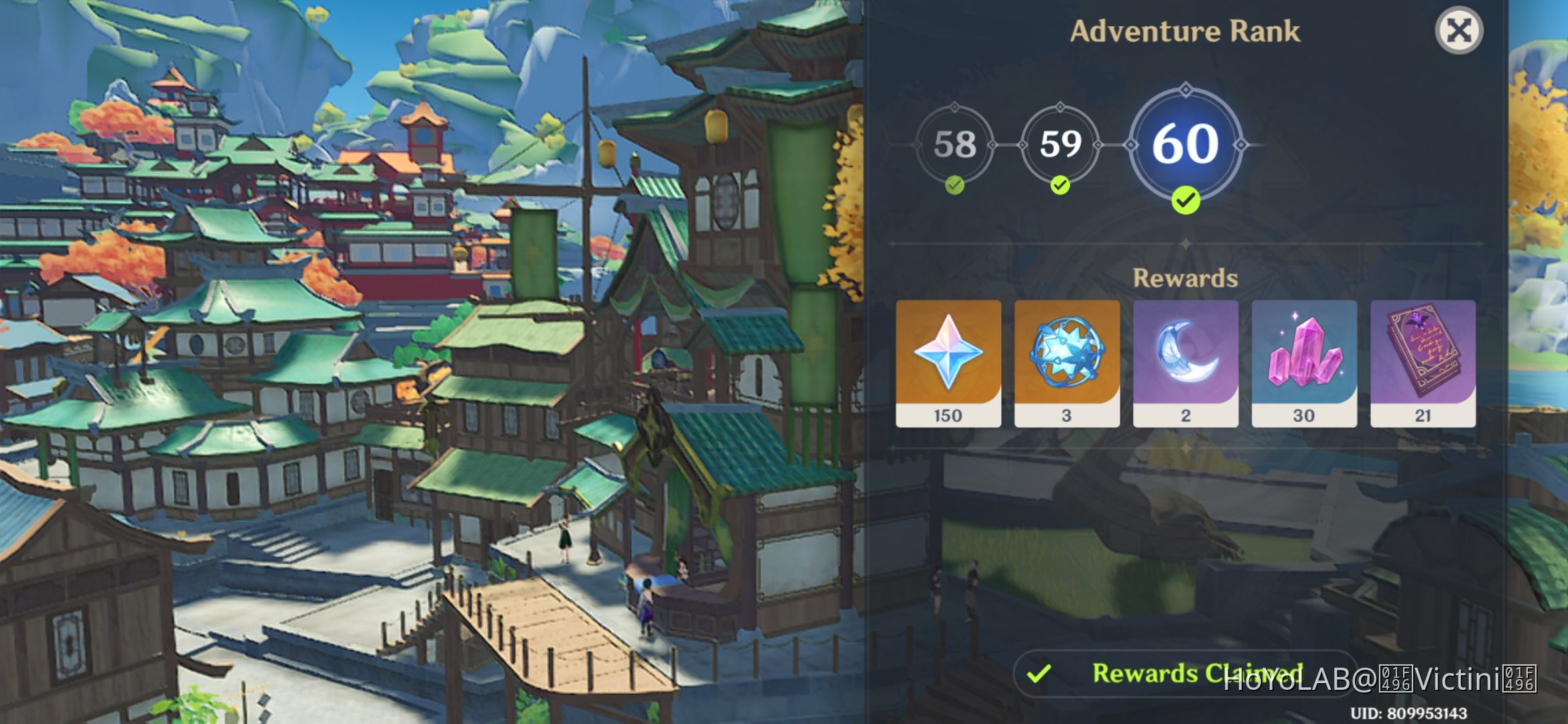 🎐Adventure Rank 60!!! 🎐 Genshin Impact | HoYoLAB