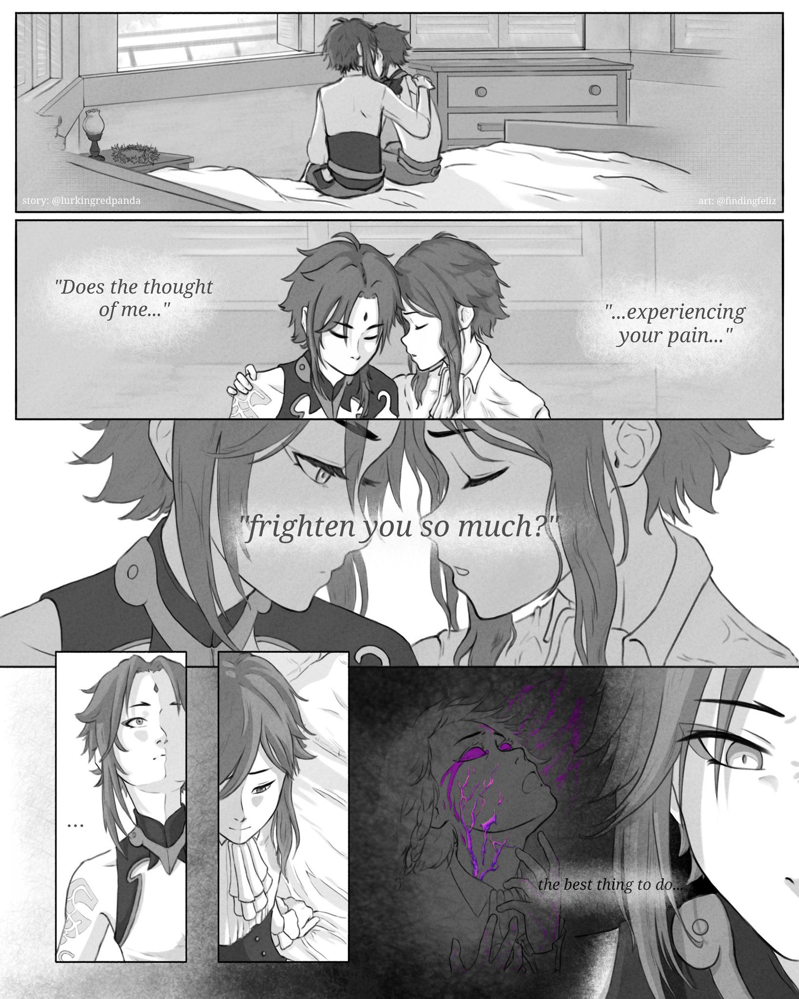 [Xiaoven Comic by TsukiYasu] based on Breeze After the Rain Genshin ...