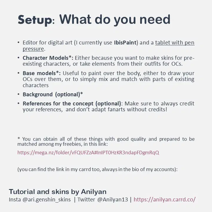 How to draw 2D skins + free body bases Genshin Impact | HoYoLAB