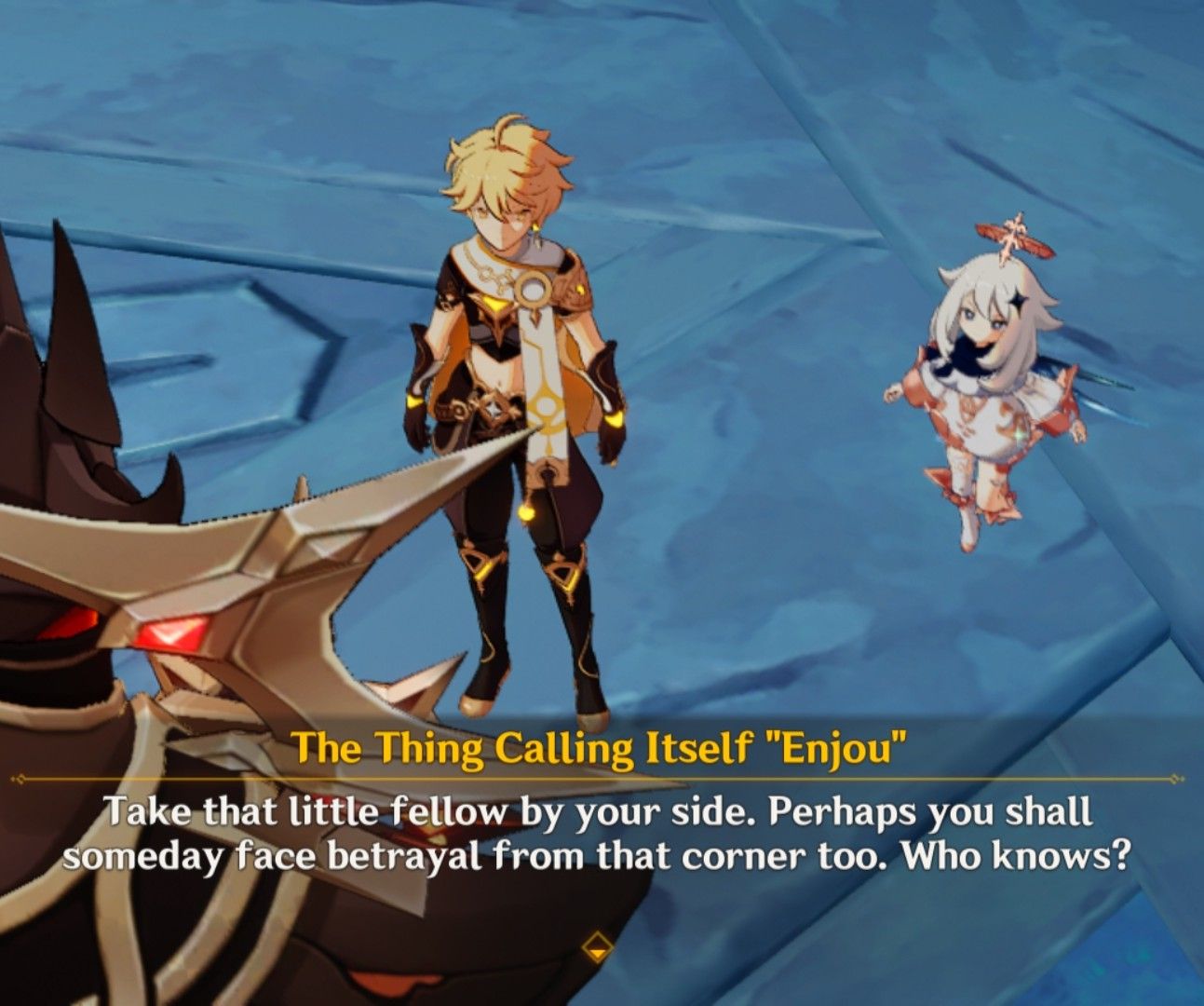 Paimon looking more and more sus after each story playthrough. Genshin ...