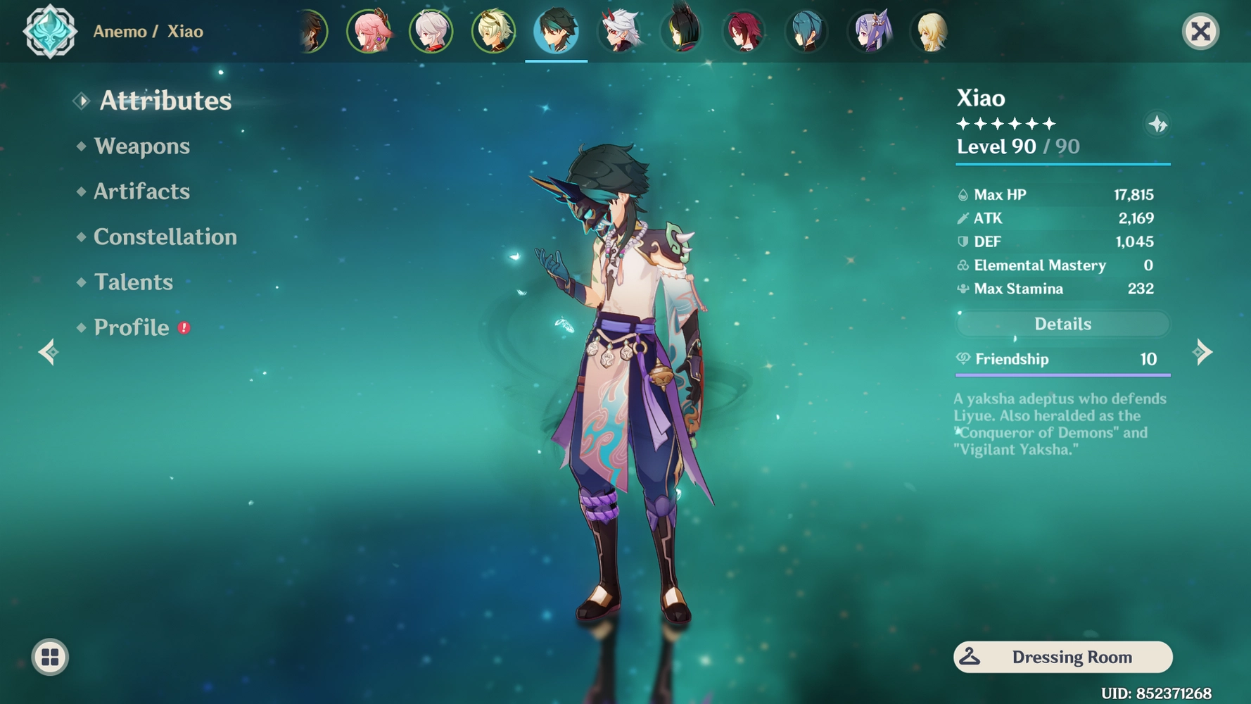 rate my f2p xiao Genshin Impact | HoYoLAB