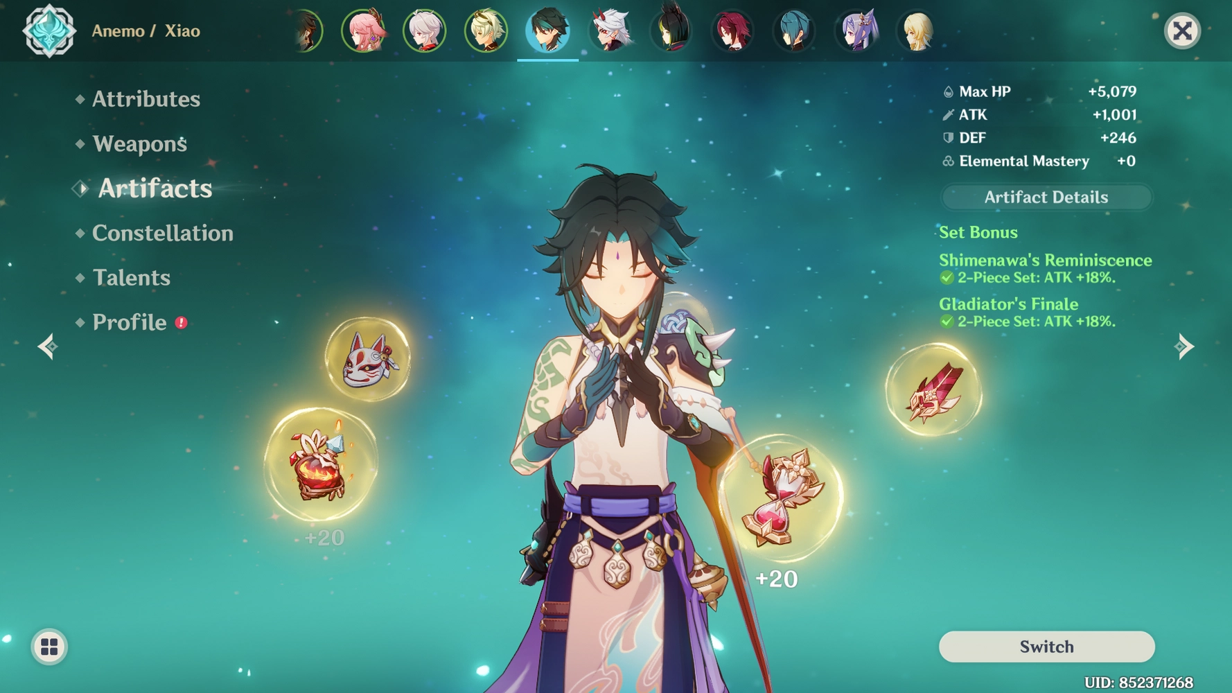 rate my f2p xiao Genshin Impact | HoYoLAB