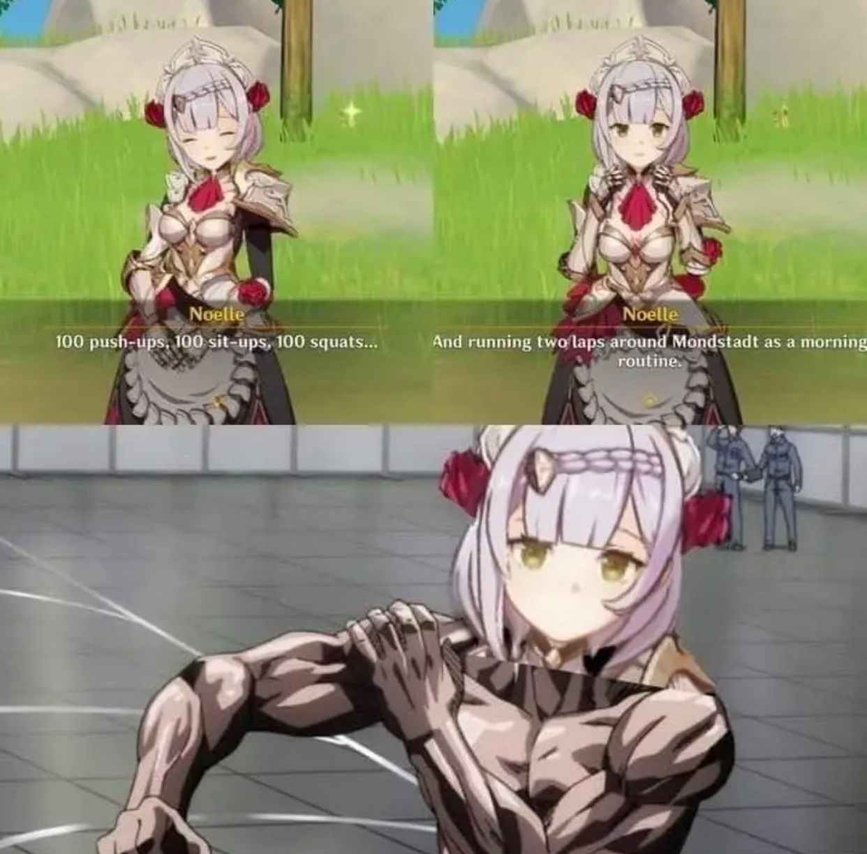 Noelle Training Routine Genshin Impact | HoYoLAB