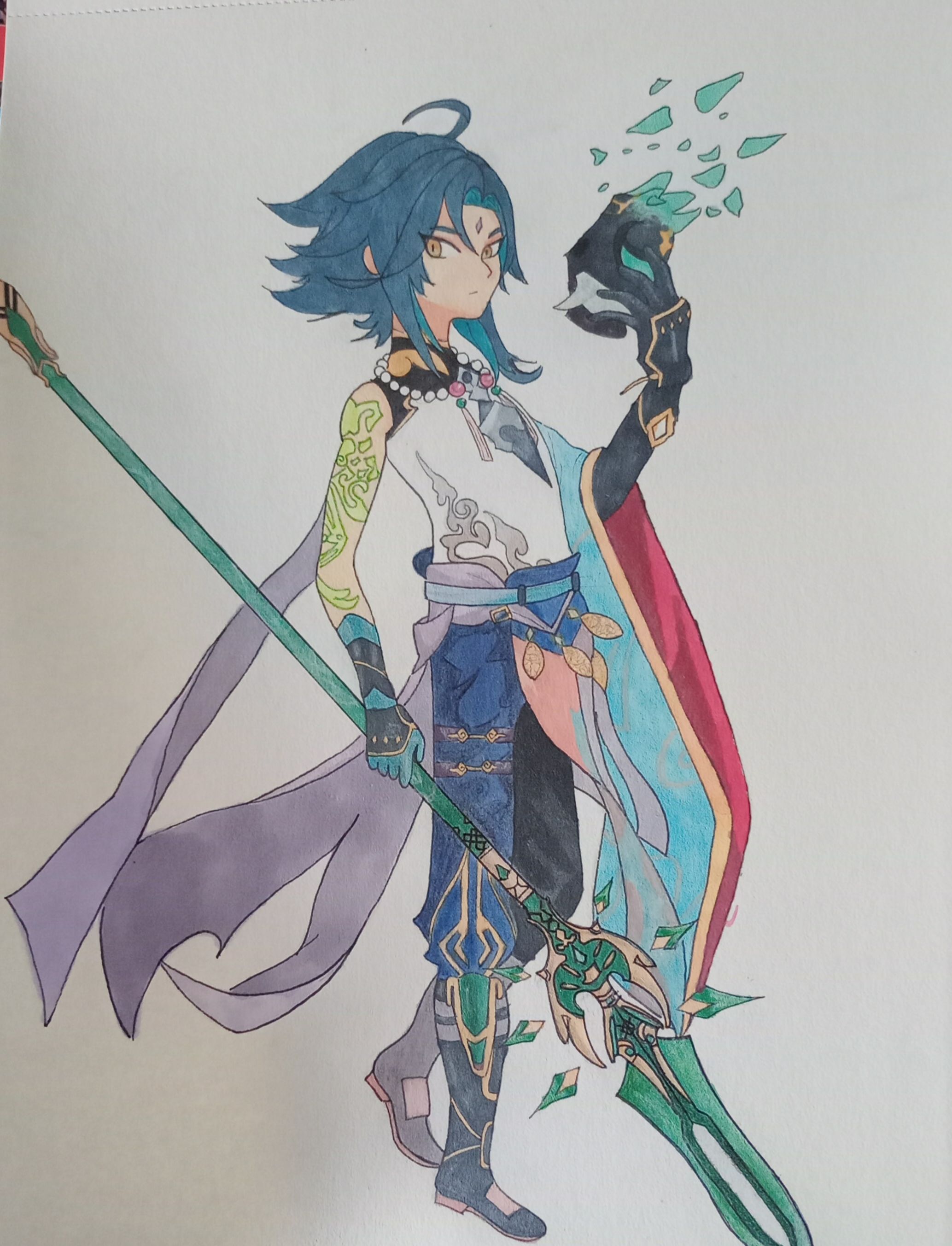 Xiao drawing Genshin Impact | HoYoLAB