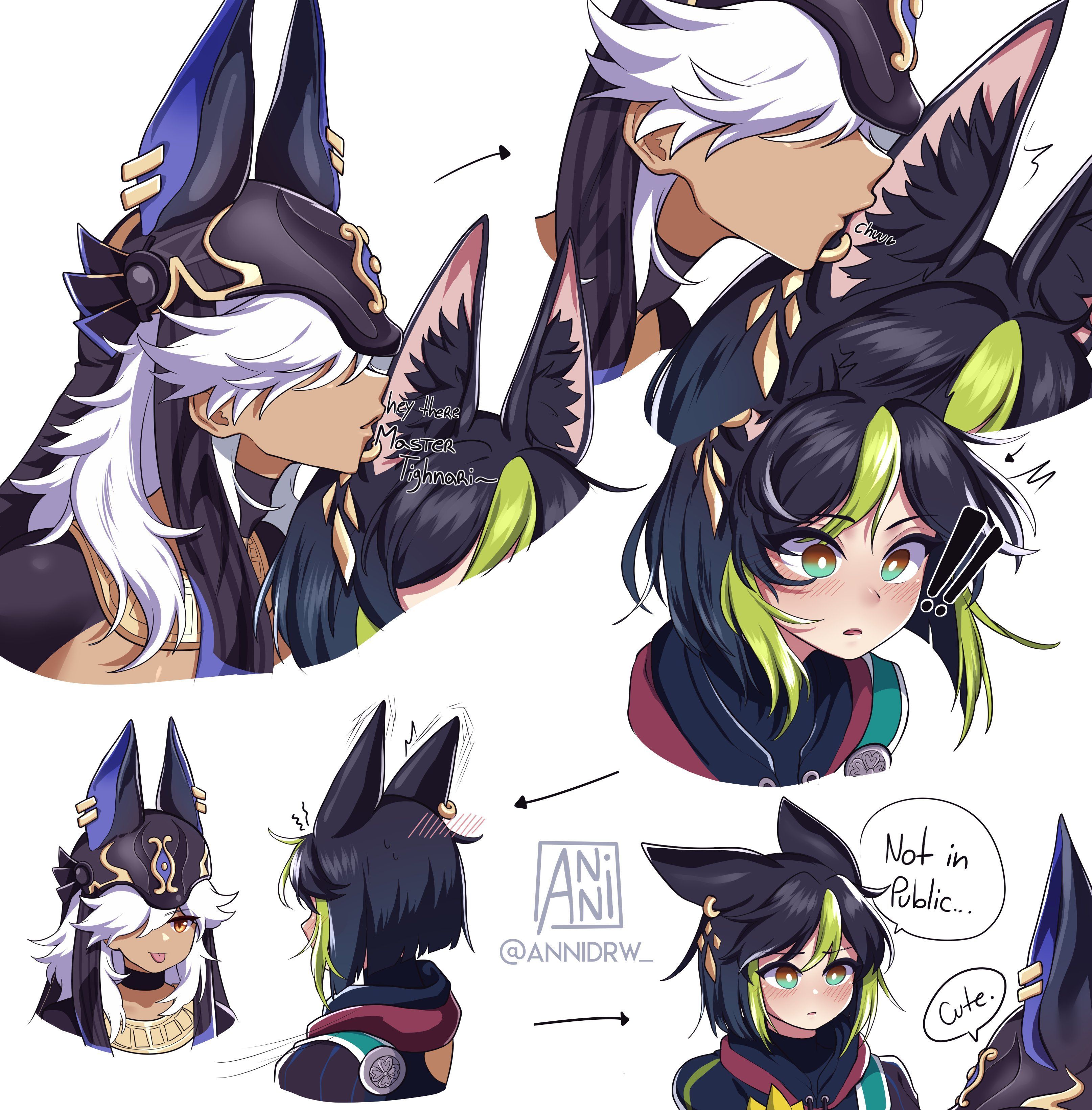 Cynoari art I found!! Genshin Impact | HoYoLAB