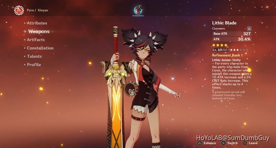 Xinyans best weapon? Genshin Impact | HoYoLAB