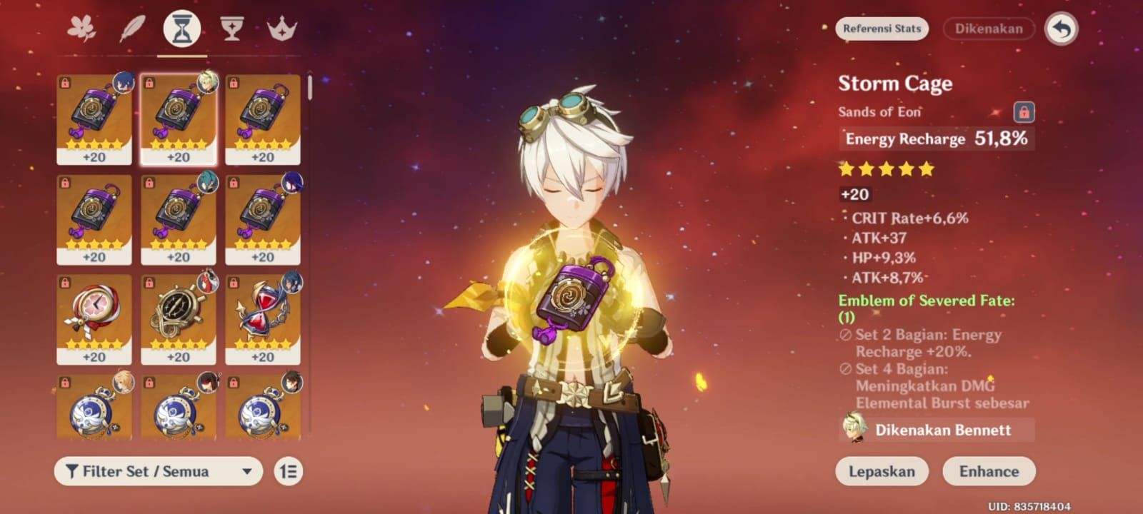 BENNET KALIAN >HP atau >ATK? MY BENNET'S BUILD Genshin Impact | HoYoLAB