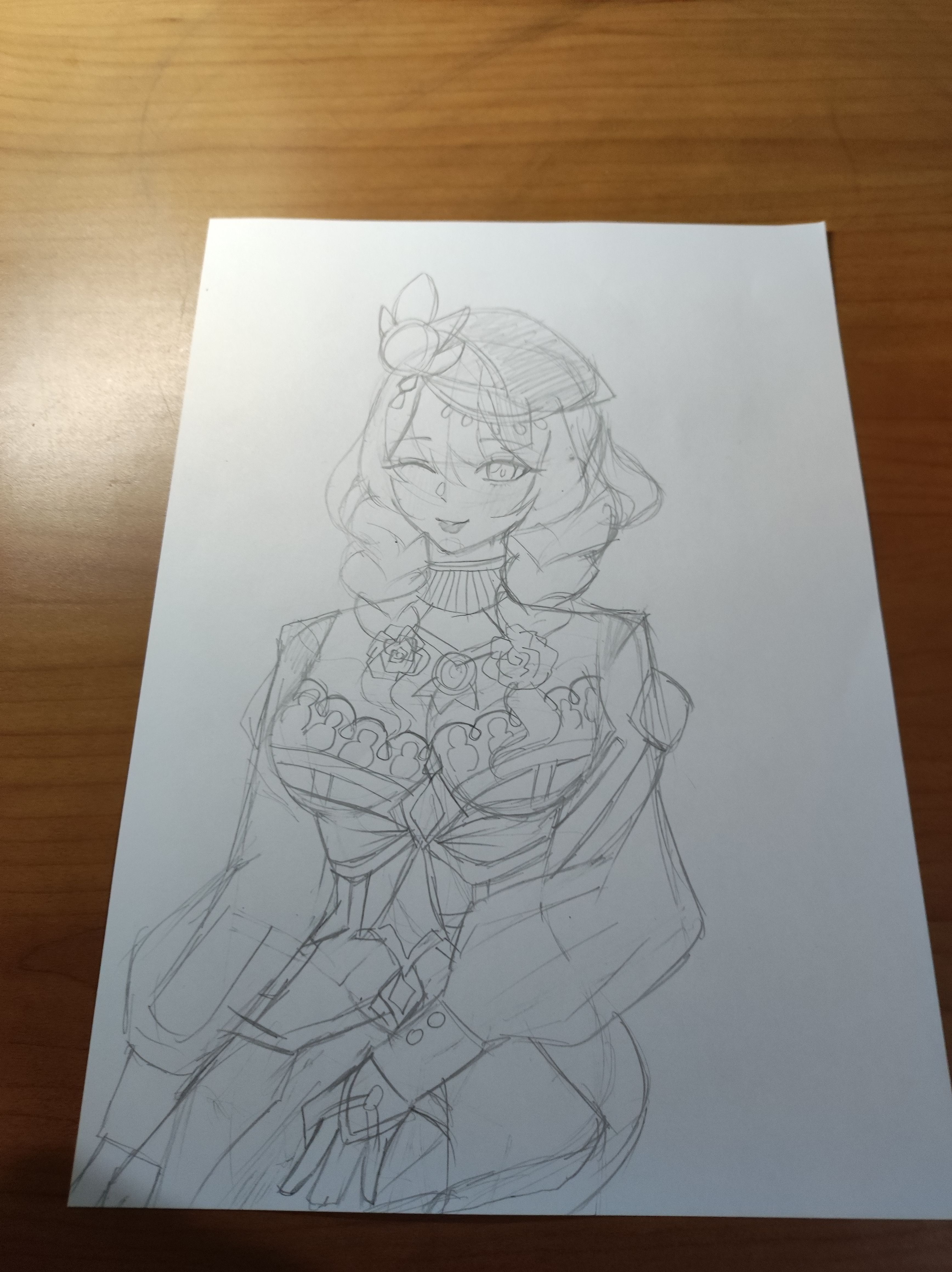 Lisa skin art work in progres! Genshin Impact | HoYoLAB