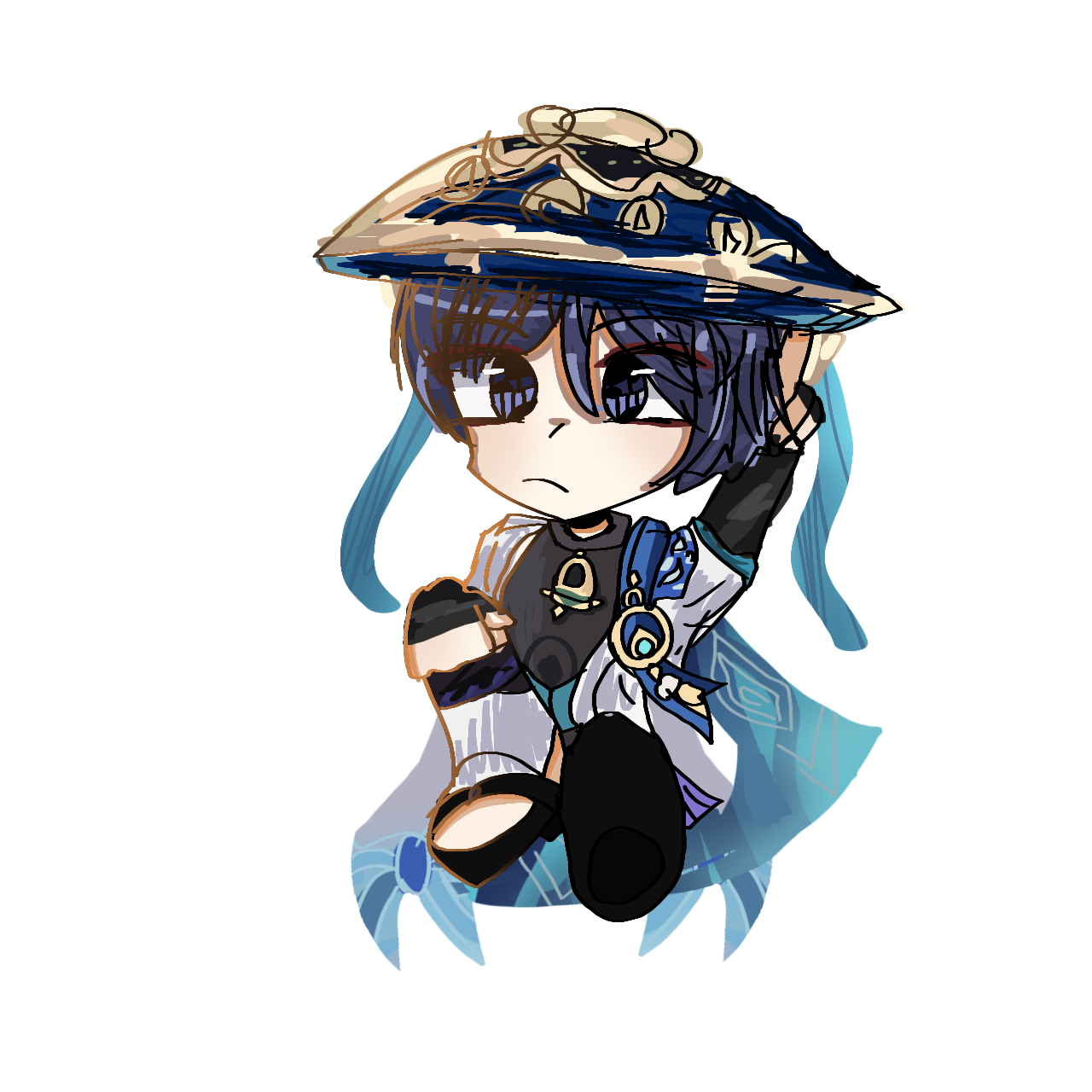 Chibi scaramouche fanart! Genshin Impact | HoYoLAB