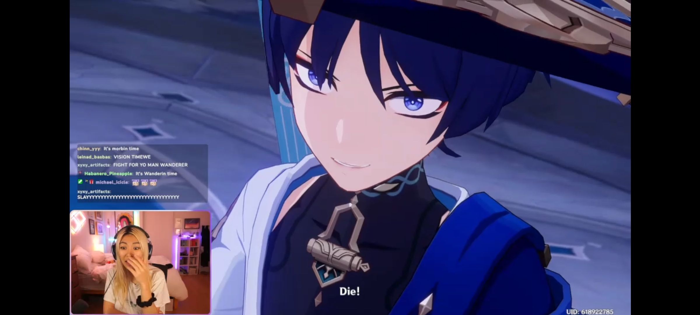 Watching Angeless(Angela) on Twitch!!Realy reccomend her! Genshin ...