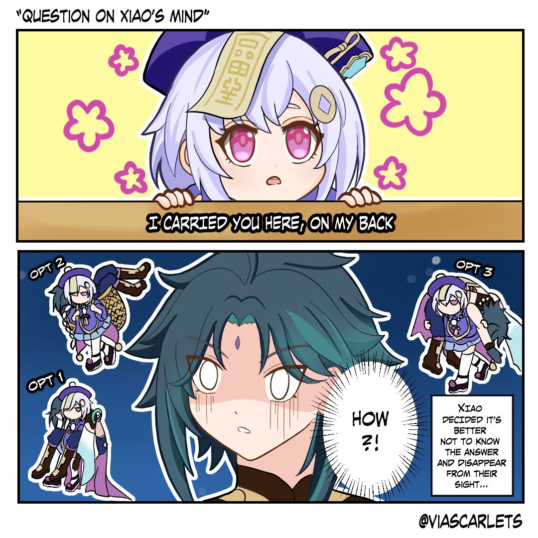 Question on Xiao's Mind Genshin Impact | HoYoLAB