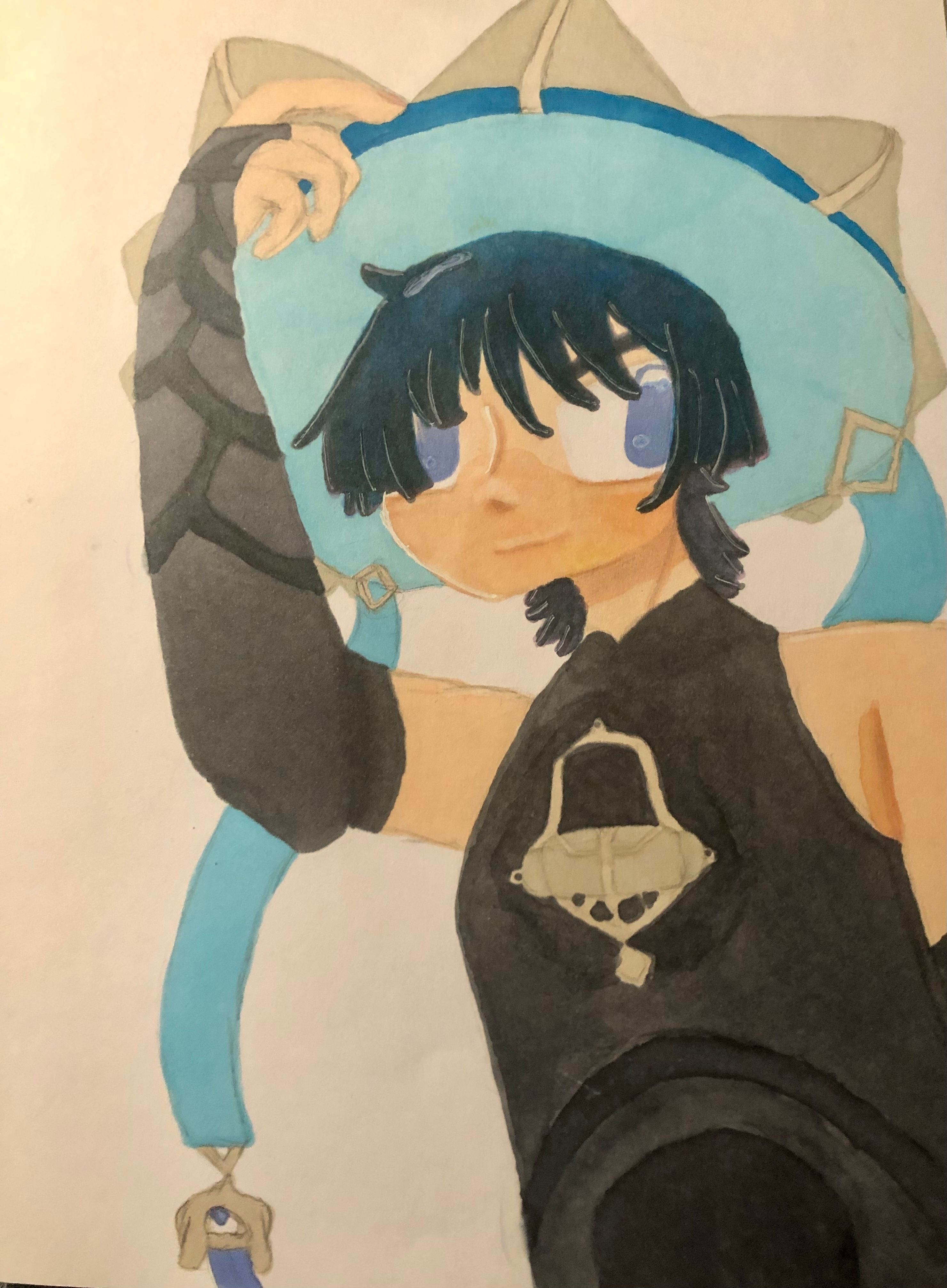 Wanderer fanart Genshin Impact | HoYoLAB