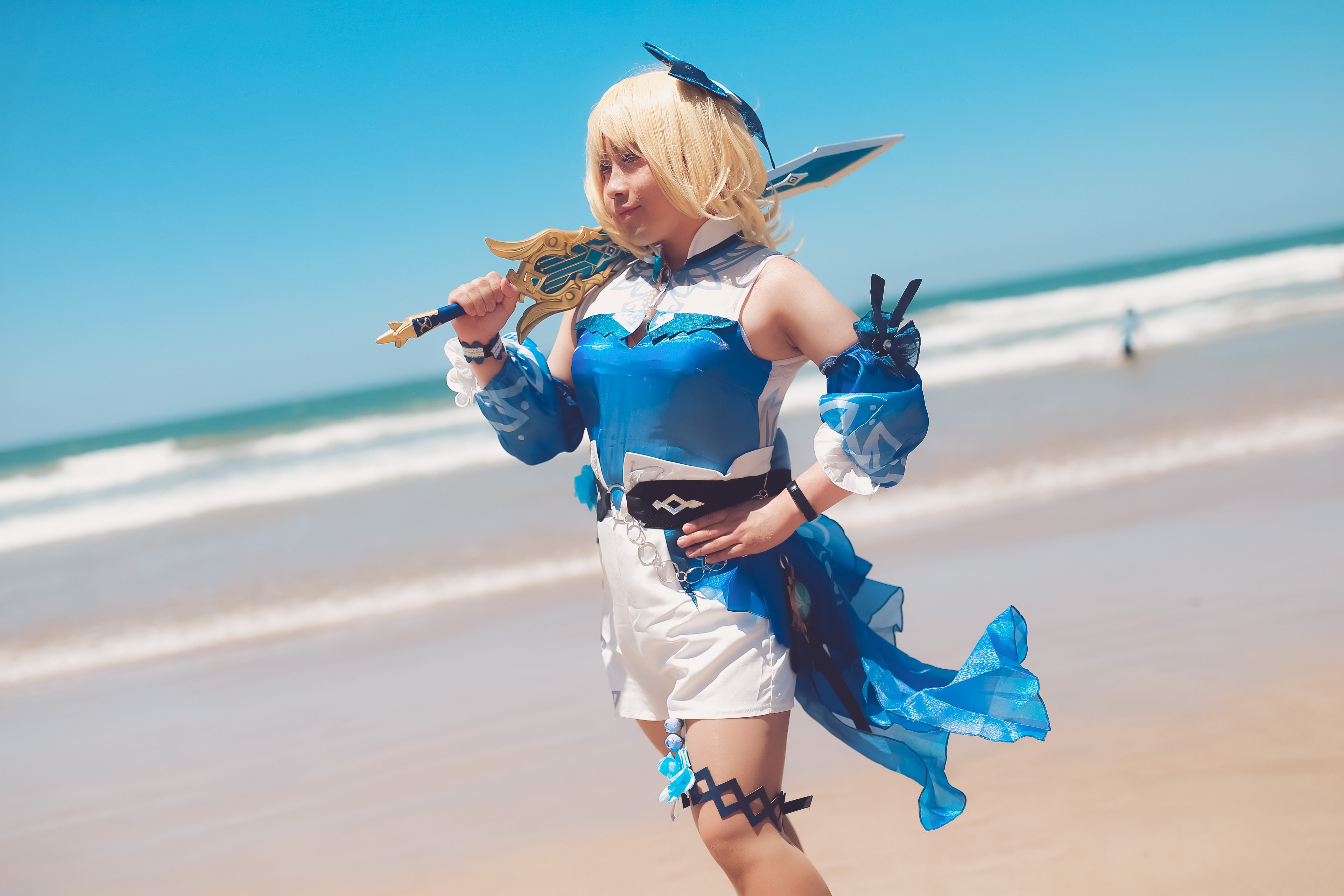 Dandelions on the Sea Breeze ~ 🍃⛱️🌊 ~ Summer Jean Cosplay | HoYoLAB