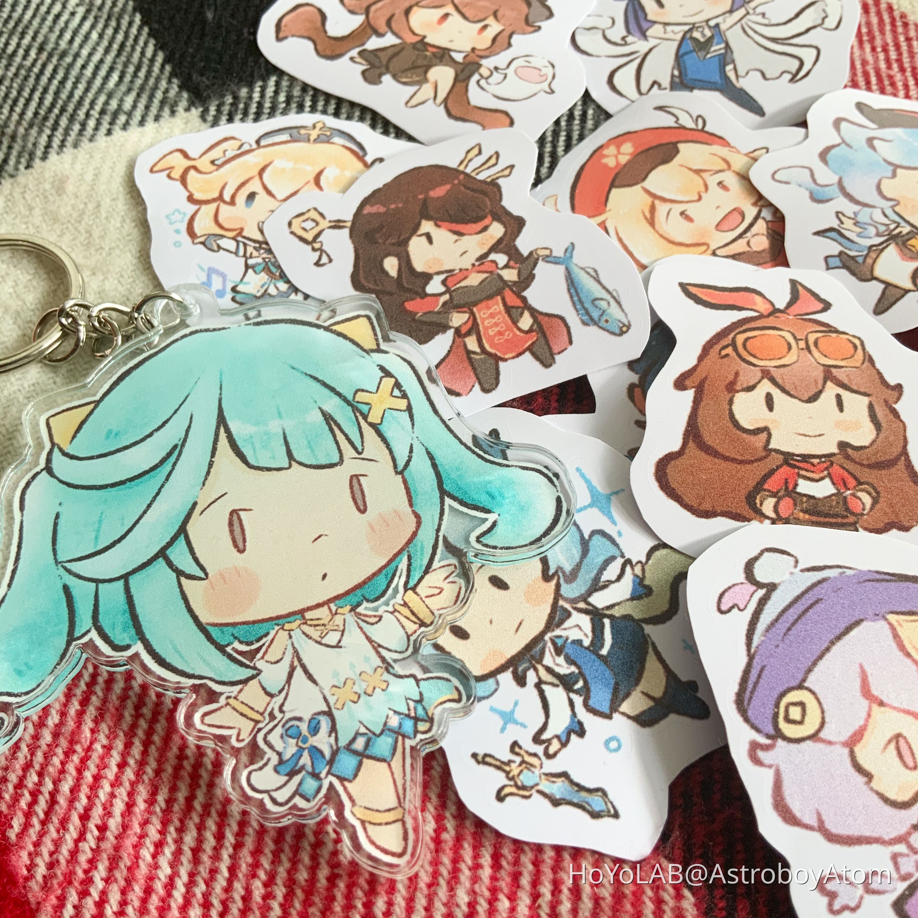 Keychain and Sticker Collection Genshin Impact | HoYoLAB