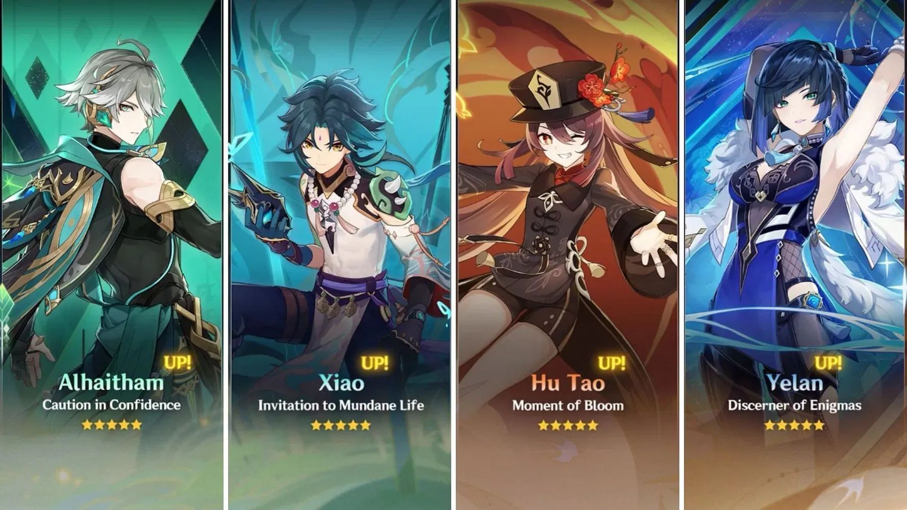 Quelle personnages voulez vous choisir entre : Genshin Impact | HoYoLAB