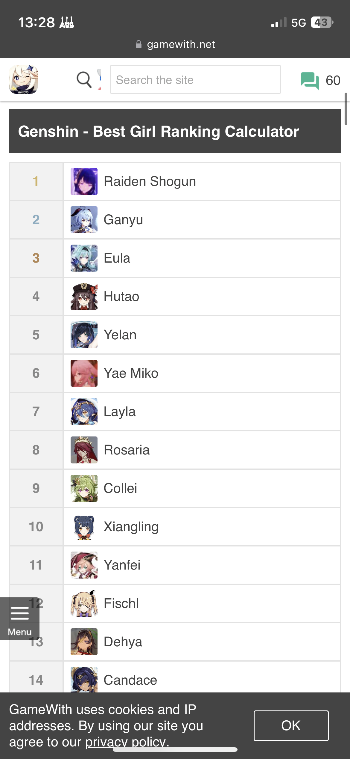 best girl picker Genshin Impact | HoYoLAB