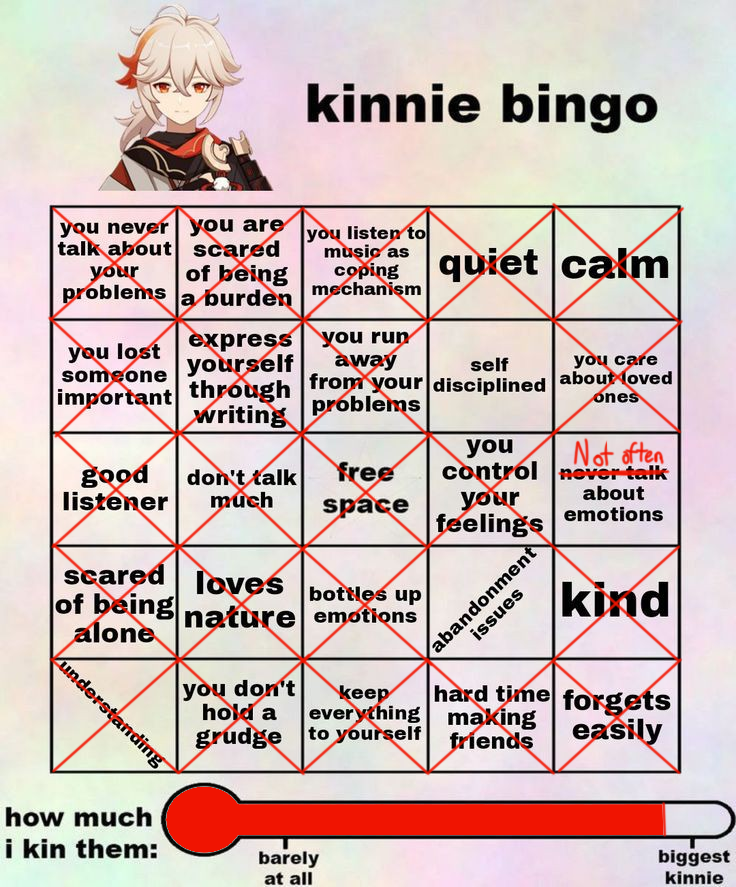 kinnie bingo- Genshin Impact | HoYoLAB