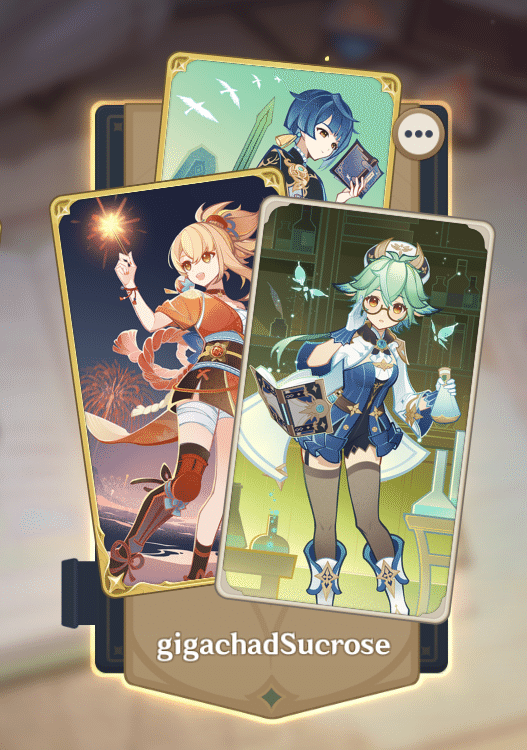 my current tcg teams Genshin Impact | HoYoLAB