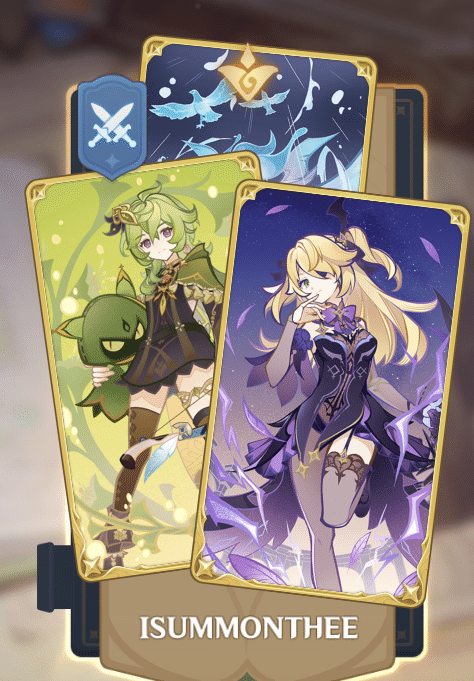 my current tcg teams Genshin Impact | HoYoLAB