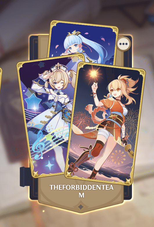 my current tcg teams Genshin Impact | HoYoLAB