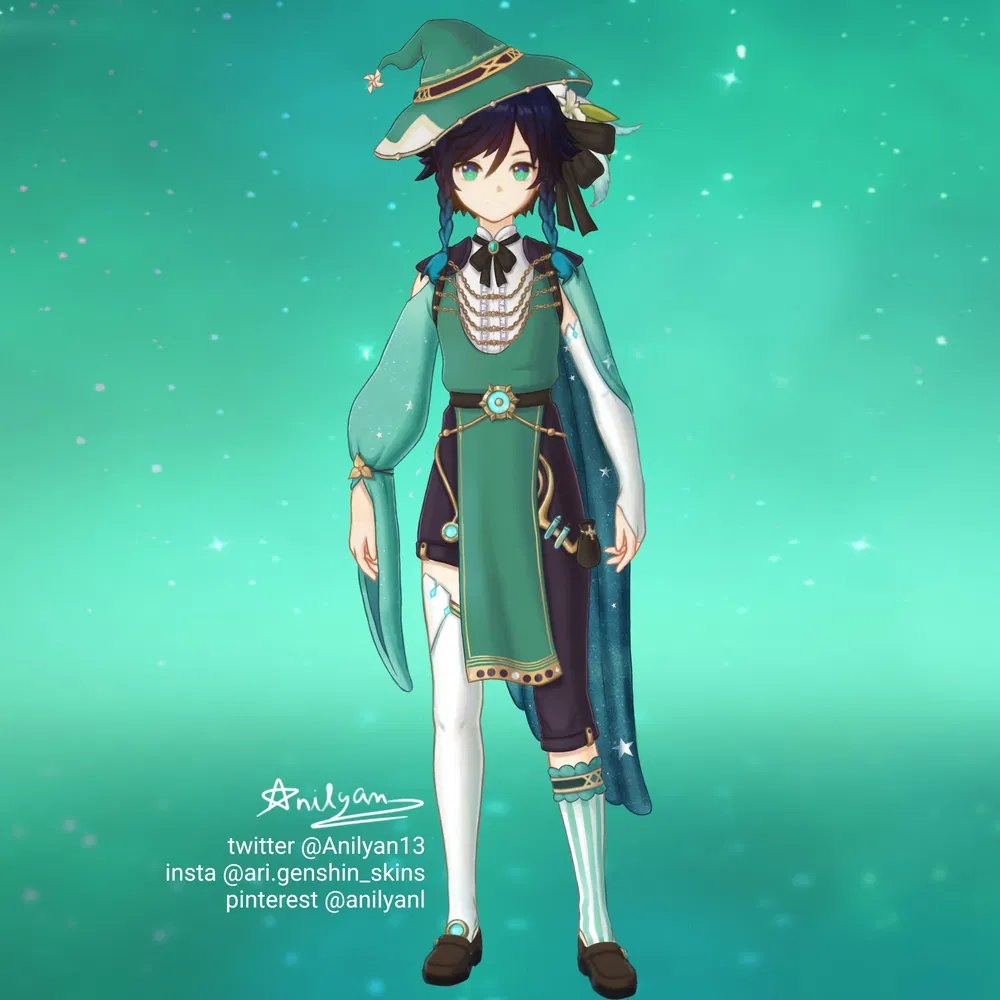 21 Venti skins - posting my (over 200, 2D) skins on Hoyolab) Genshin ...