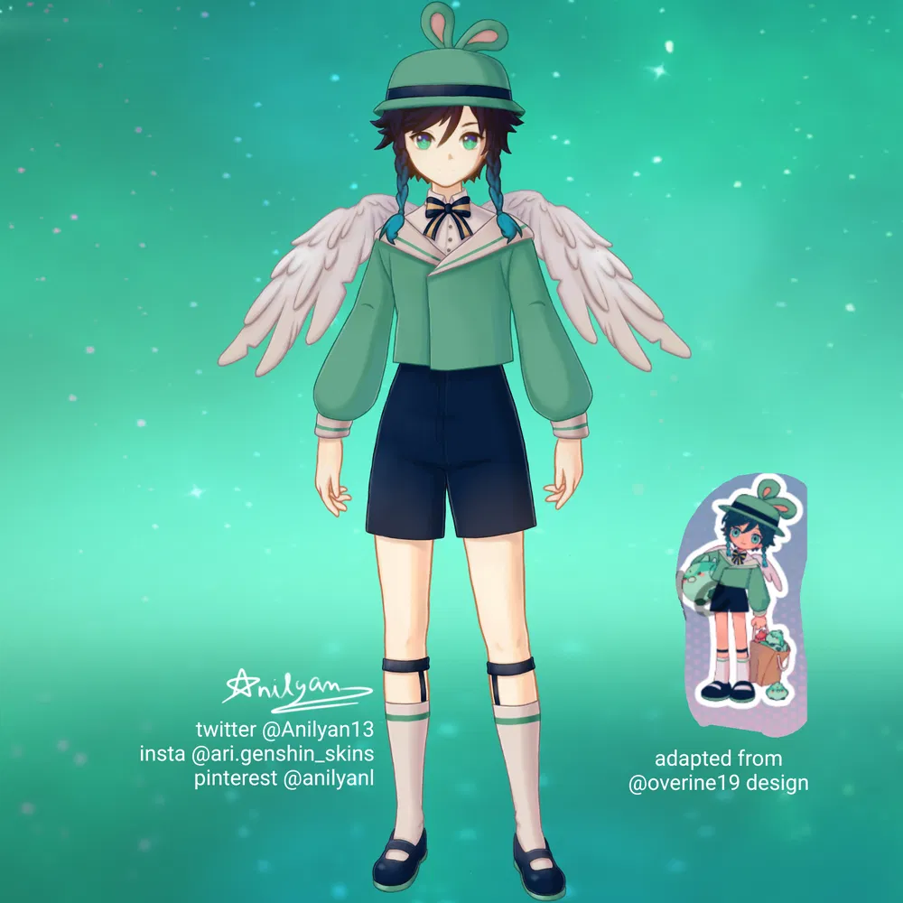 21 Venti skins - posting my (over 200, 2D) skins on Hoyolab) Genshin ...