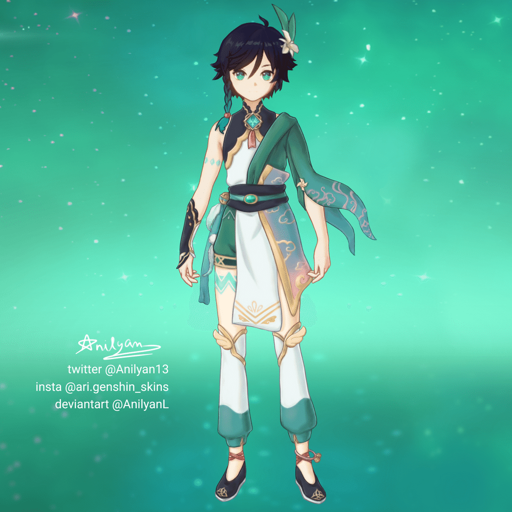 21 Venti skins - posting my (over 200, 2D) skins on Hoyolab) Genshin ...