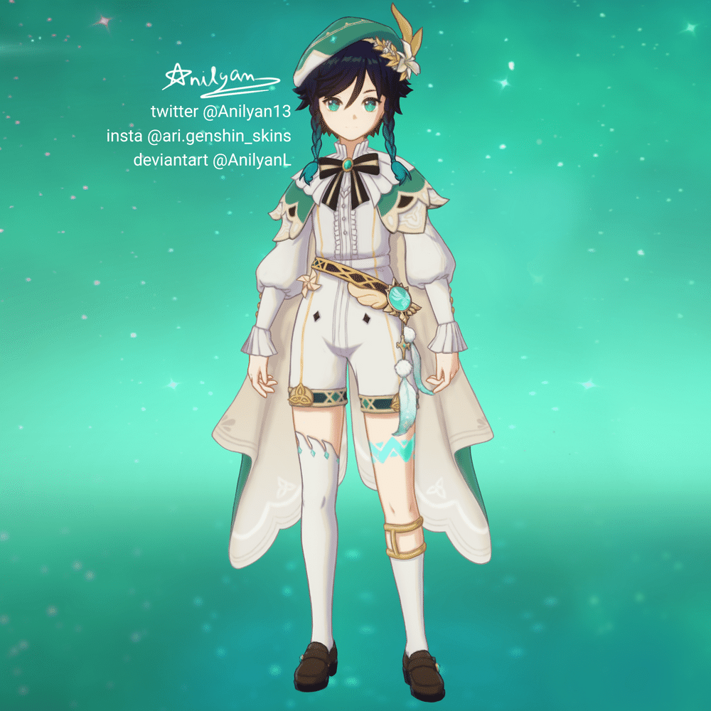 21 Venti skins - posting my (over 200, 2D) skins on Hoyolab) Genshin ...