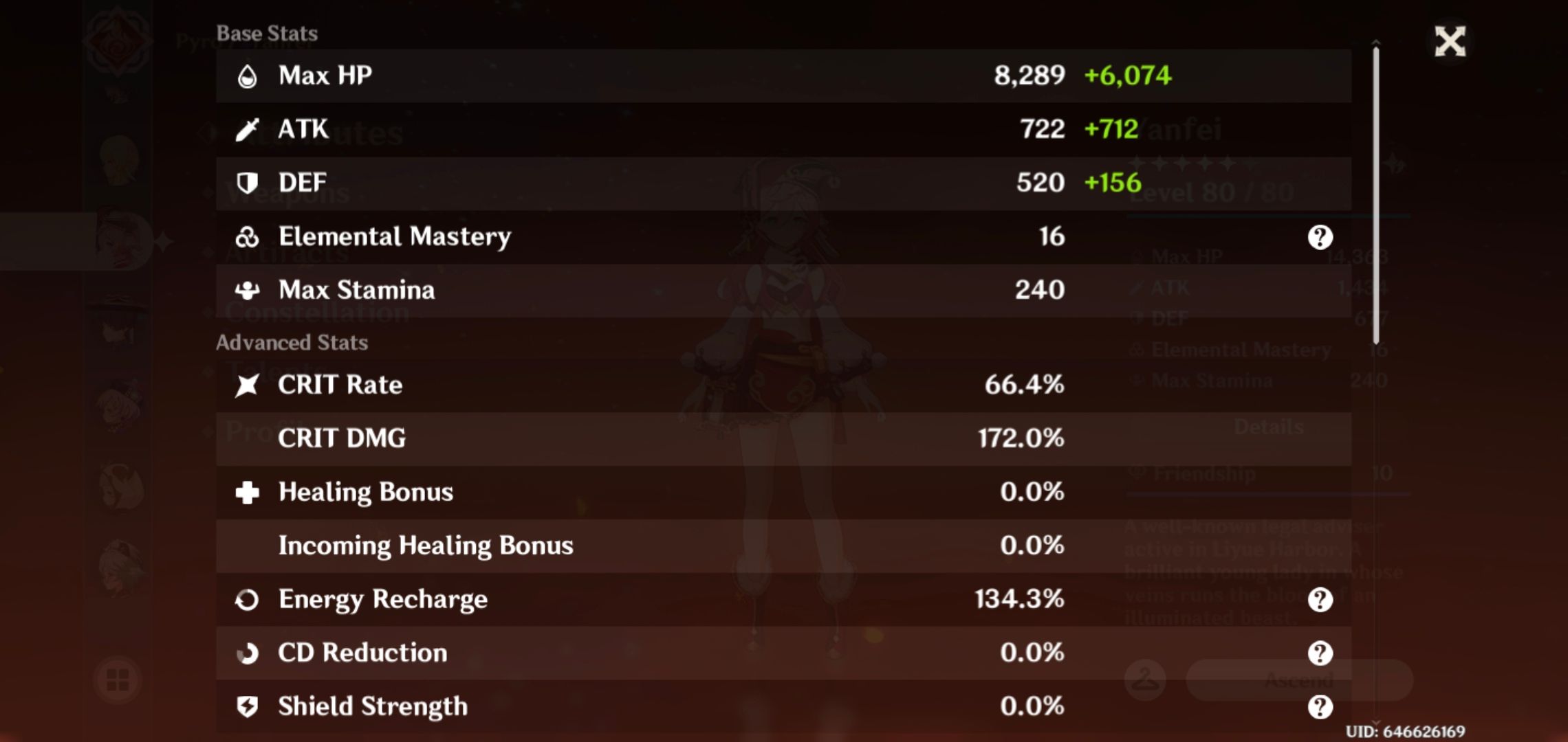 My Yanfei build Genshin Impact | HoYoLAB