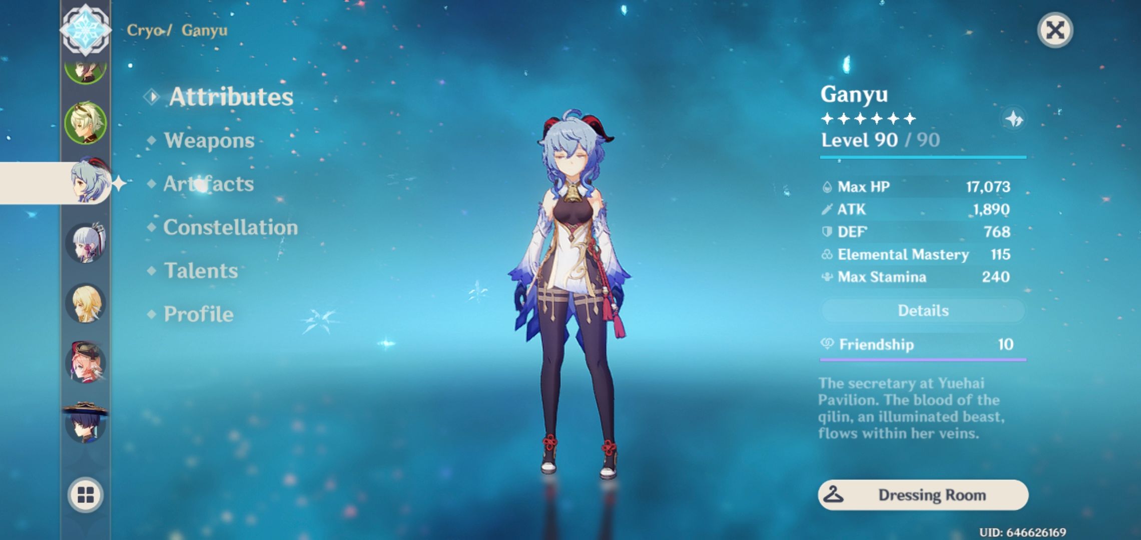 My Ganyu build Genshin Impact | HoYoLAB