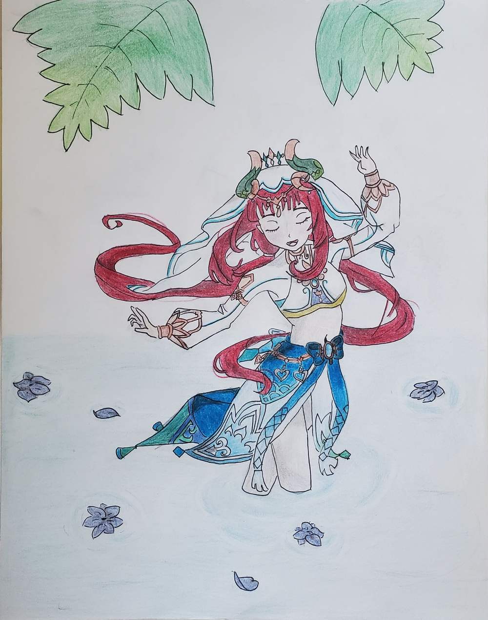 Nilou fan art Genshin Impact | HoYoLAB