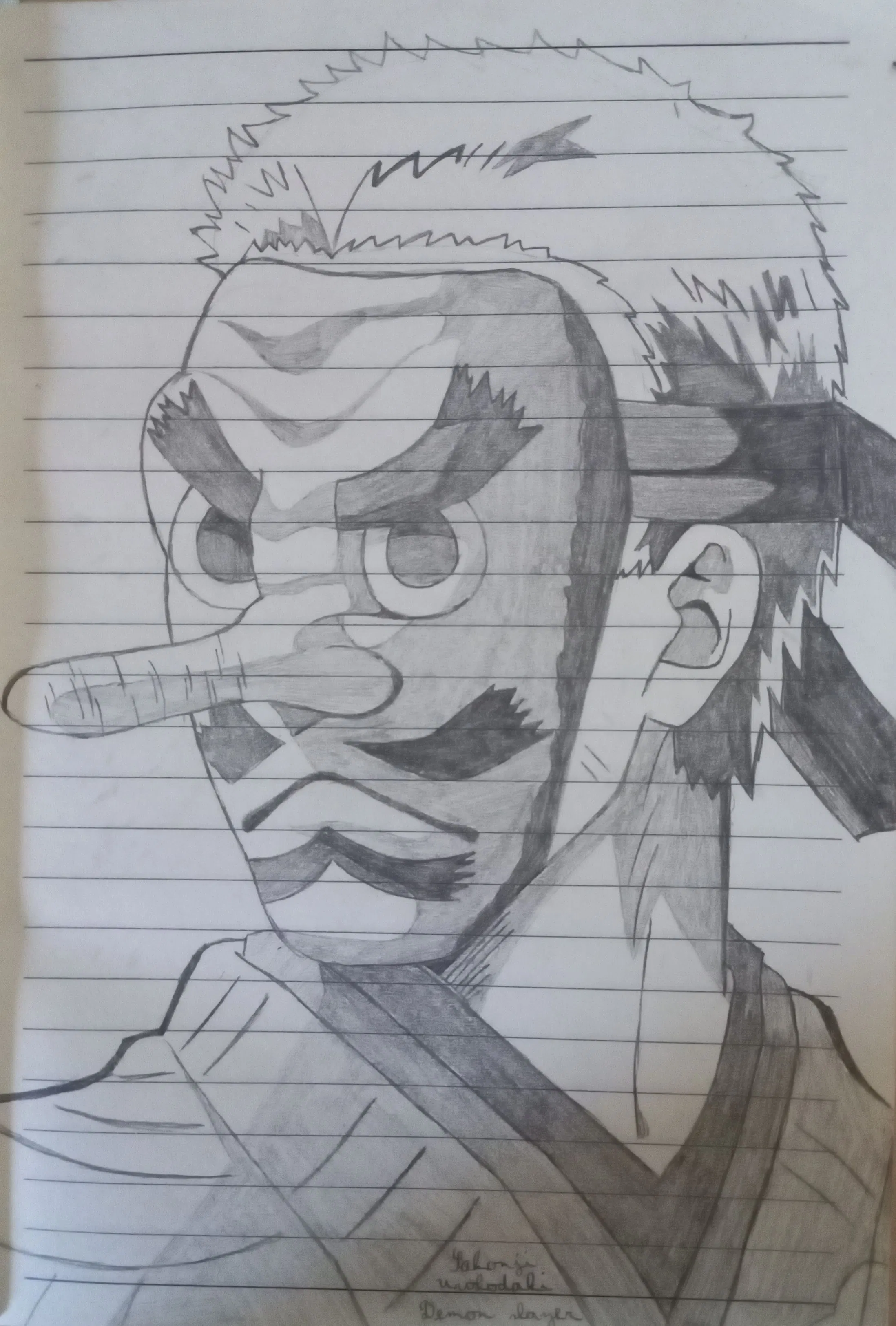 Kanao and Urokodaki | Demon slayer drawing Genshin Impact | HoYoLAB