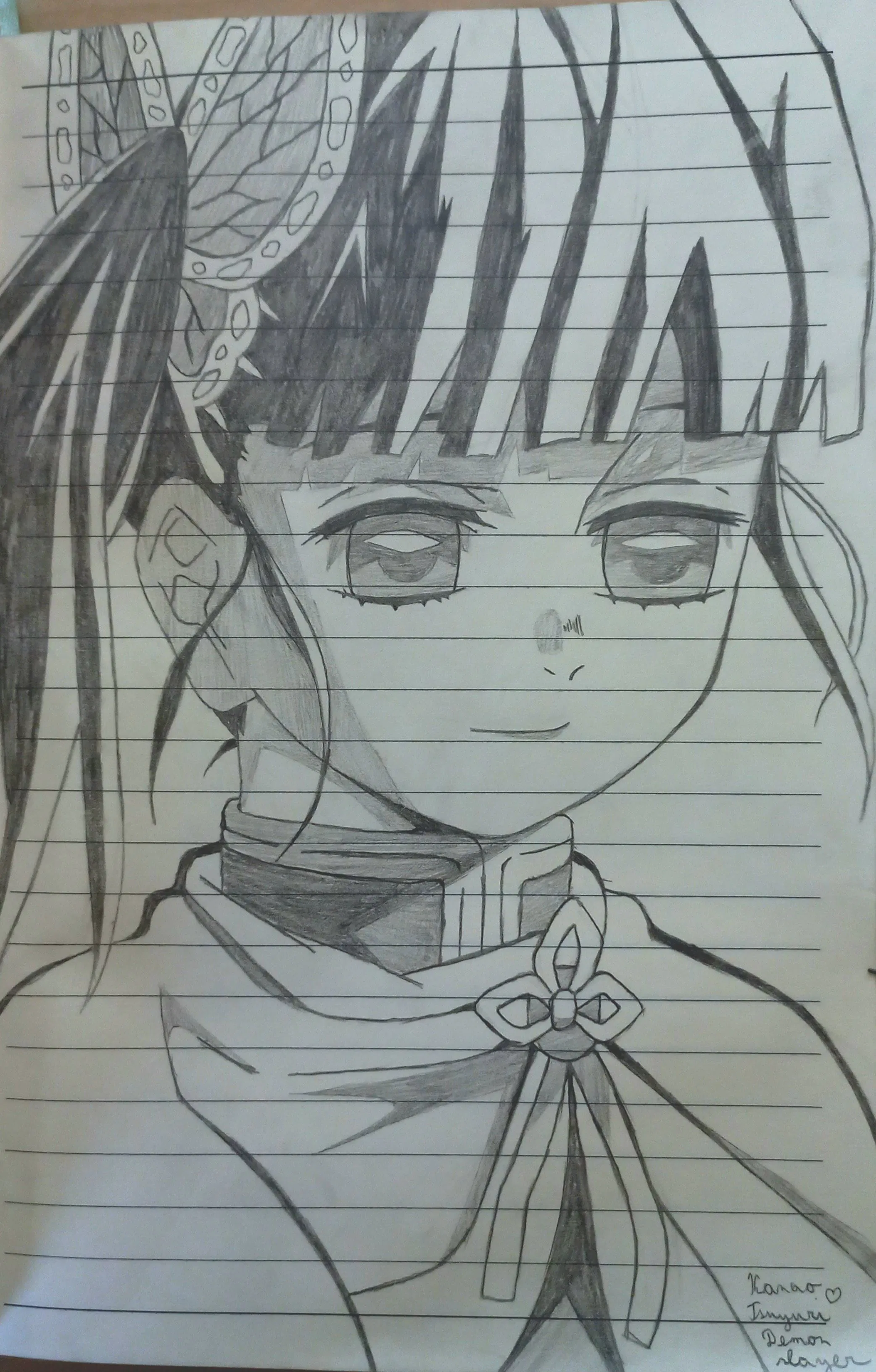 Kanao and Urokodaki | Demon slayer drawing Genshin Impact | HoYoLAB