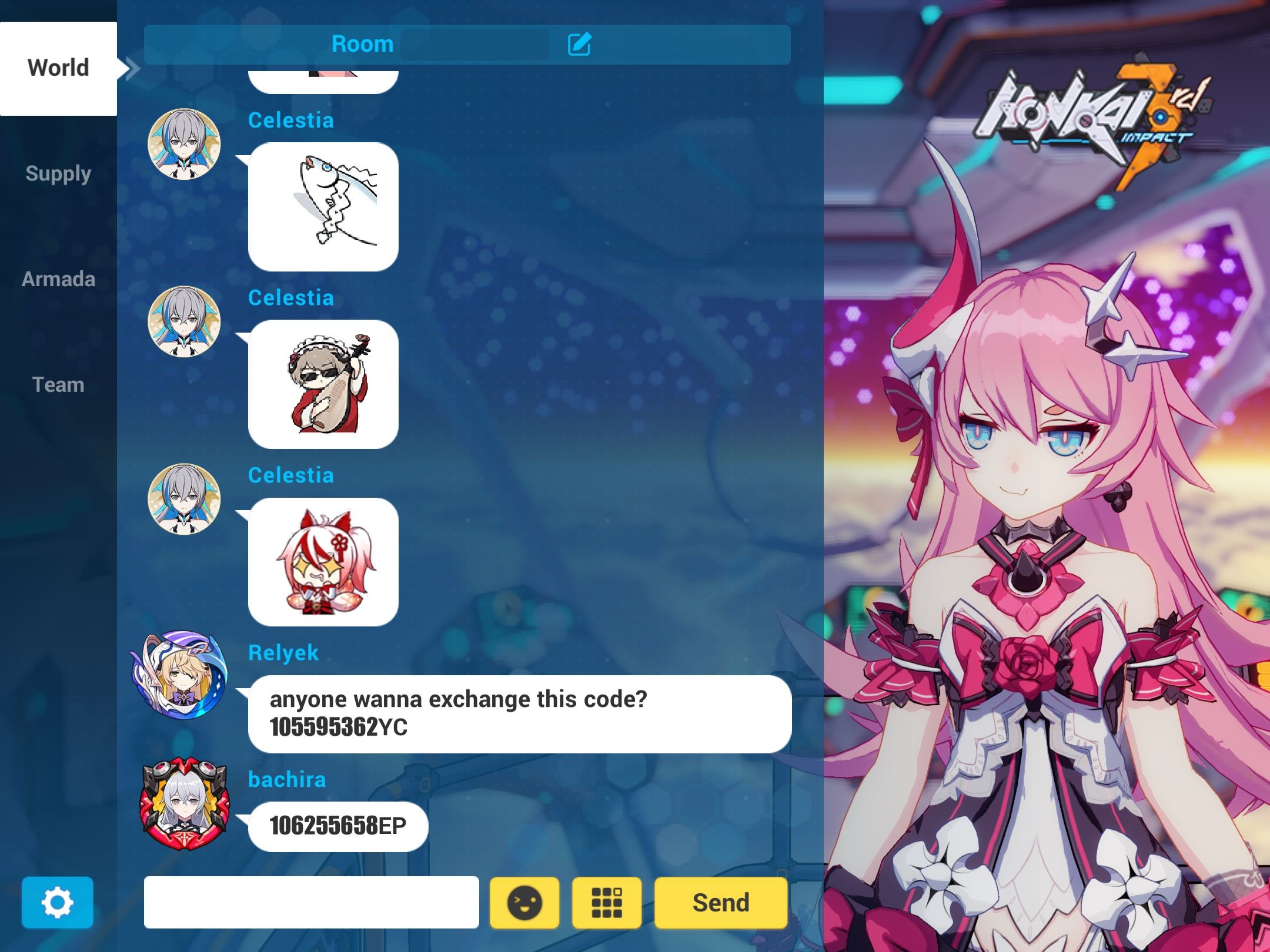 If you want to ext you can Honkai Impact 3rd | HoYoLAB