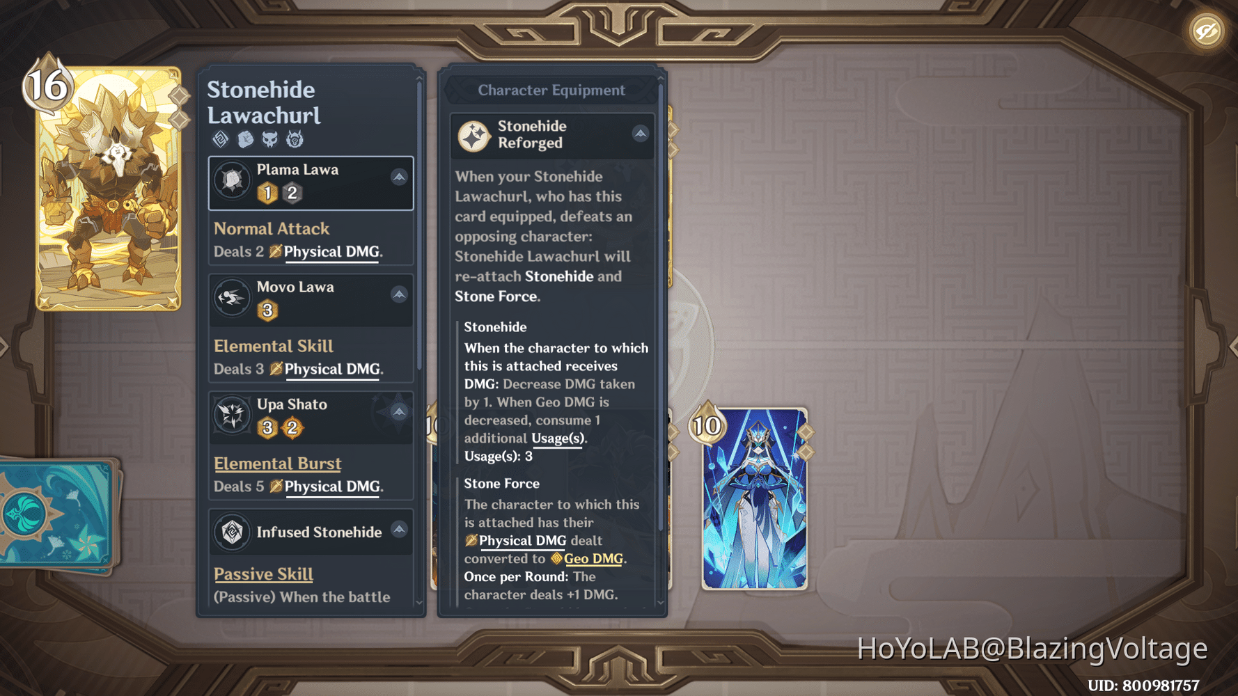 [V.3.3] Day 6 TCG - VS Stonehide Lawachurl (Friendly Fracas) Genshin ...