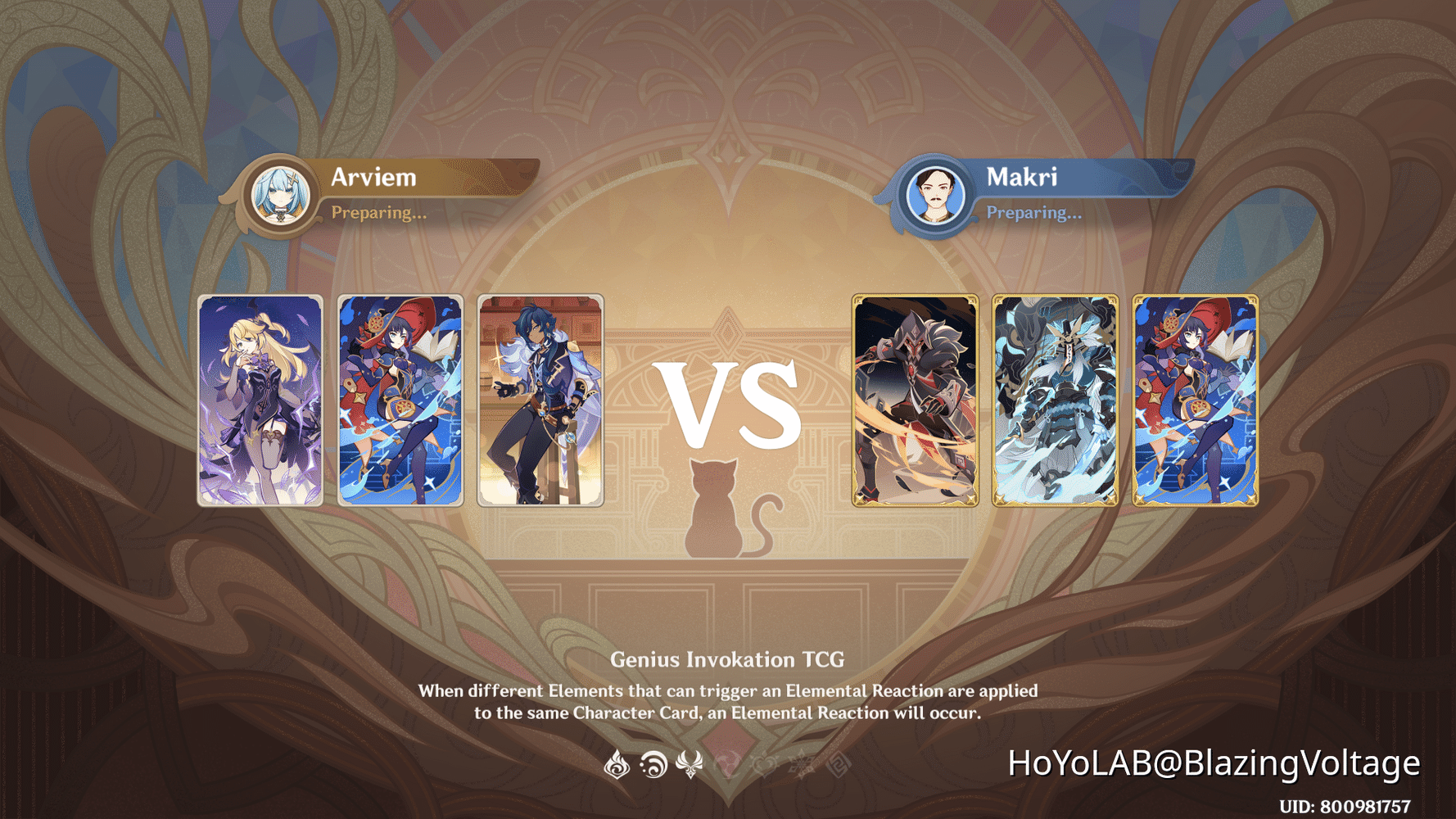 [V.3.3] Genius Invovation TCG Day 1 VS Advanced Opponents Genshin ...