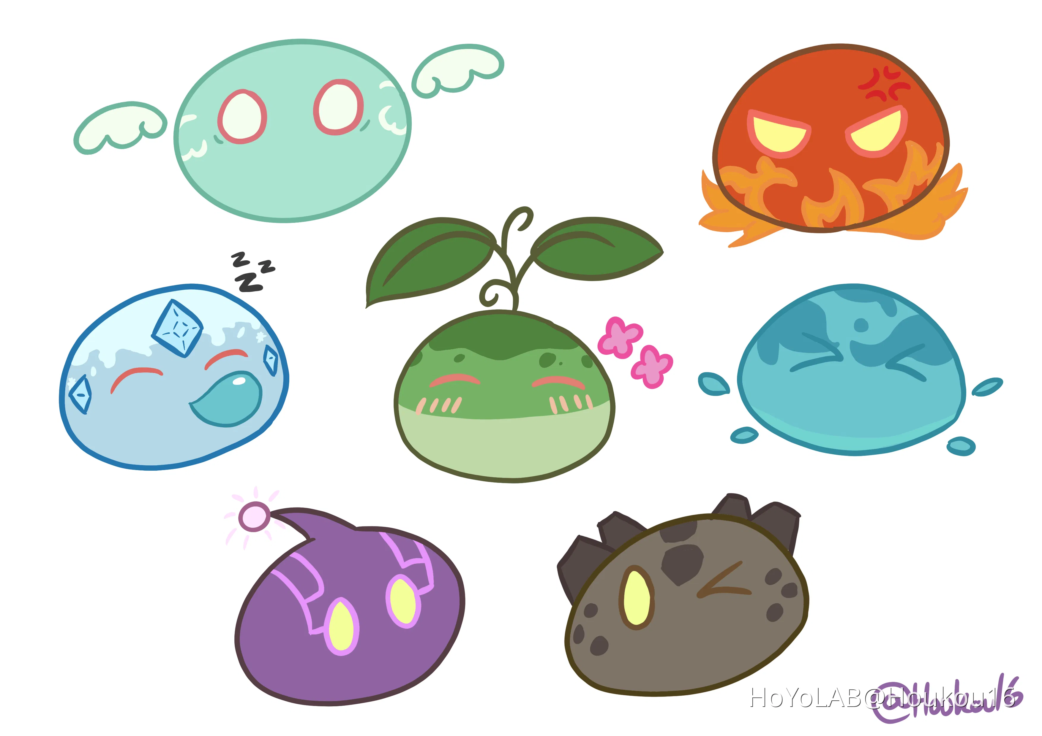 Slimes Genshin Impact | HoYoLAB