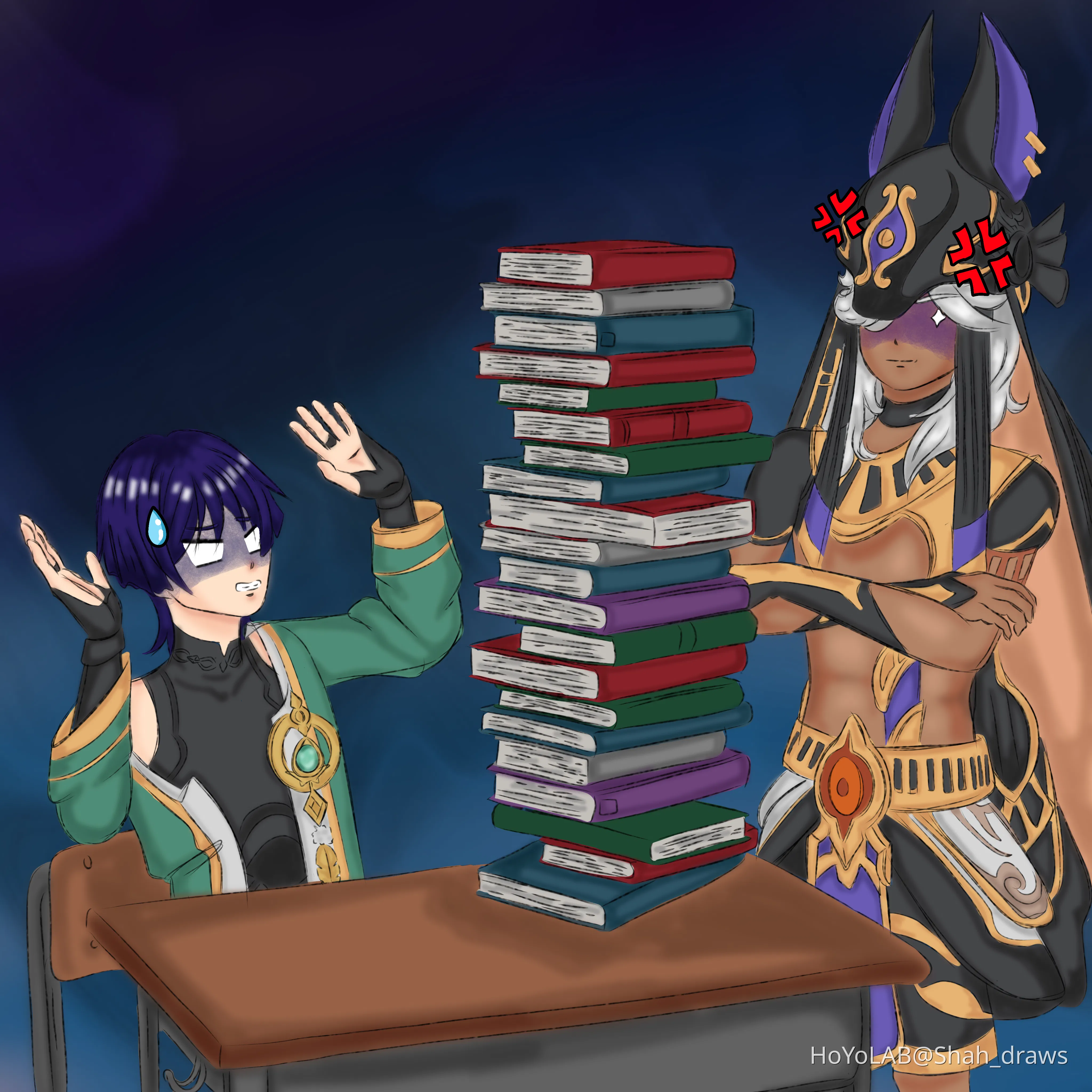 POV: Nahida succeeds in getting Wanderer to enroll at the Akademiya ...