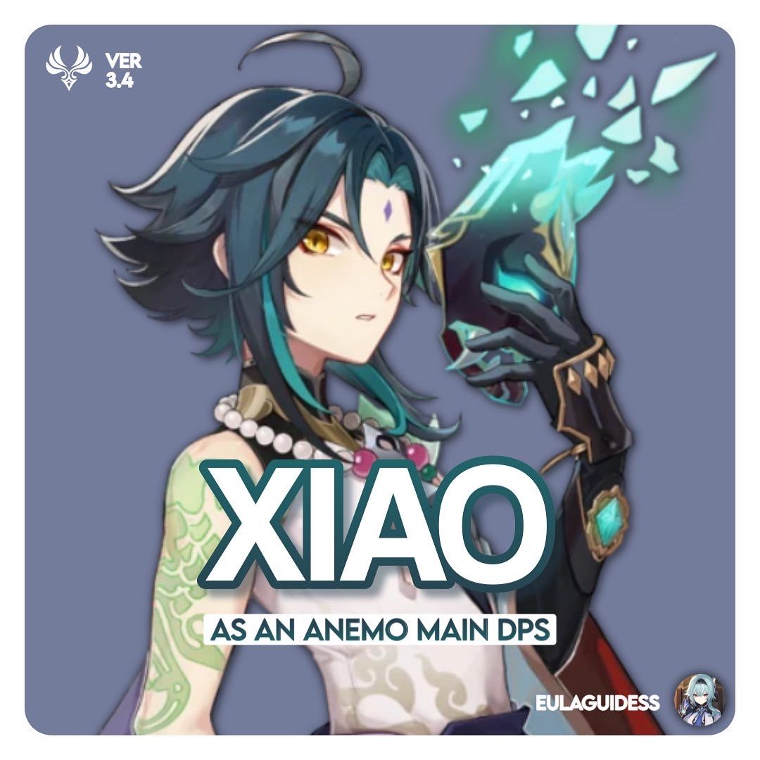 [ VER 3.4 ] Best build for Xiao as an Anemo Main DPS Genshin Impact ...