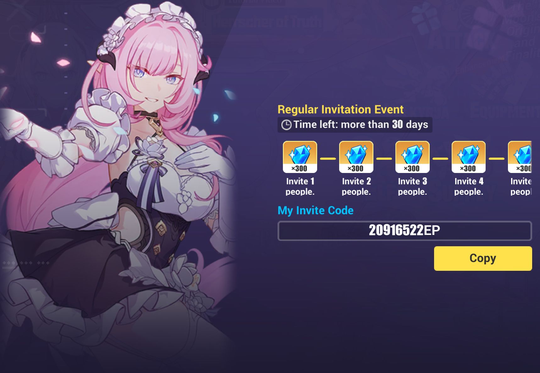 Honkai Impact 3rd Invite Code Honkai Impact 3rd | HoYoLAB