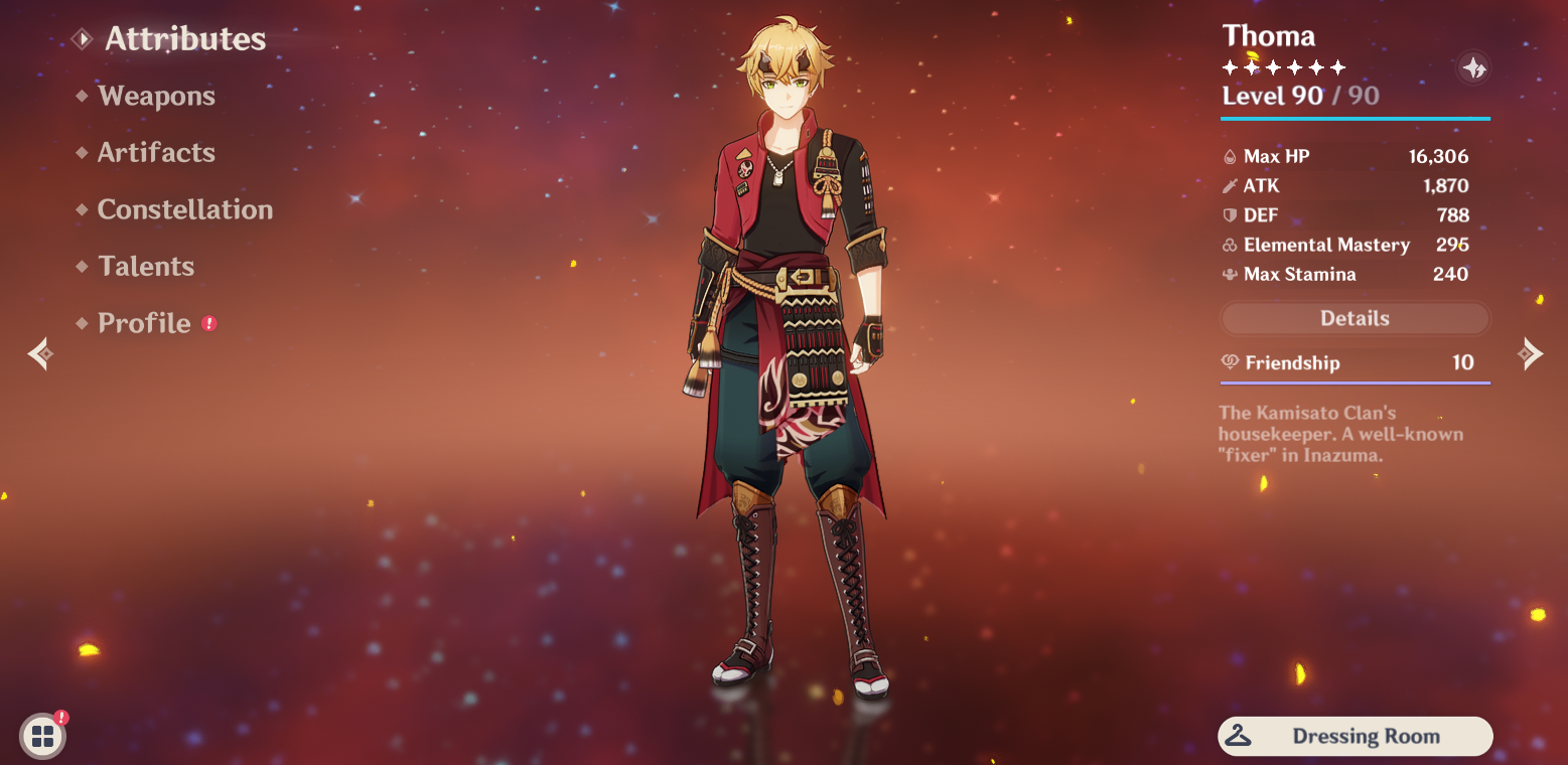 Can you rate my FTP DPS Thoma Build? Genshin Impact | HoYoLAB