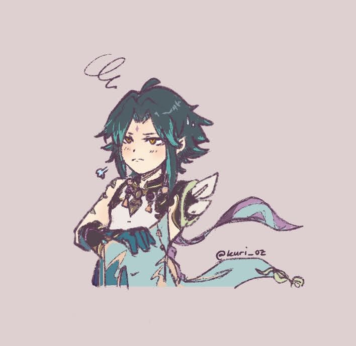 Grumpy cute Xiao Genshin Impact | HoYoLAB