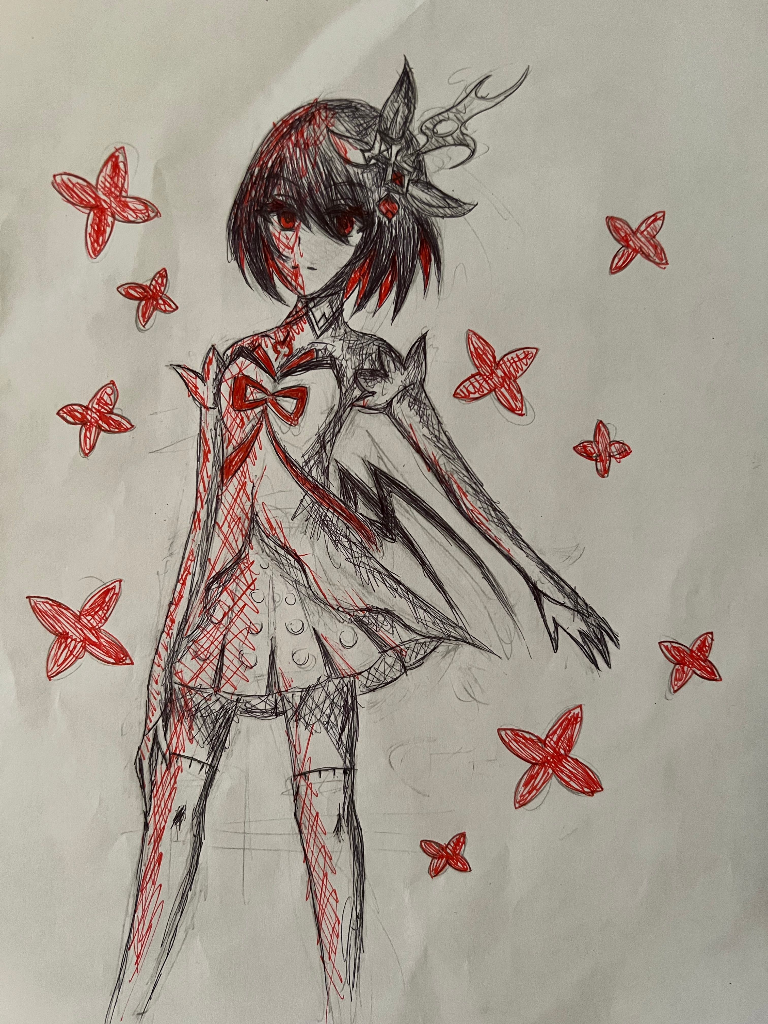 I tried to draw Seele from memory Honkai Impact 3rd | HoYoLAB