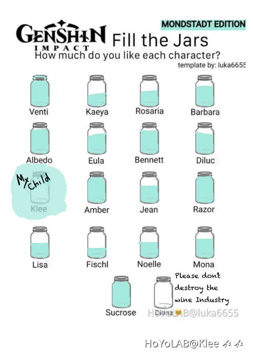 Fill the Jars, Mondstadt Edition Genshin Impact | HoYoLAB