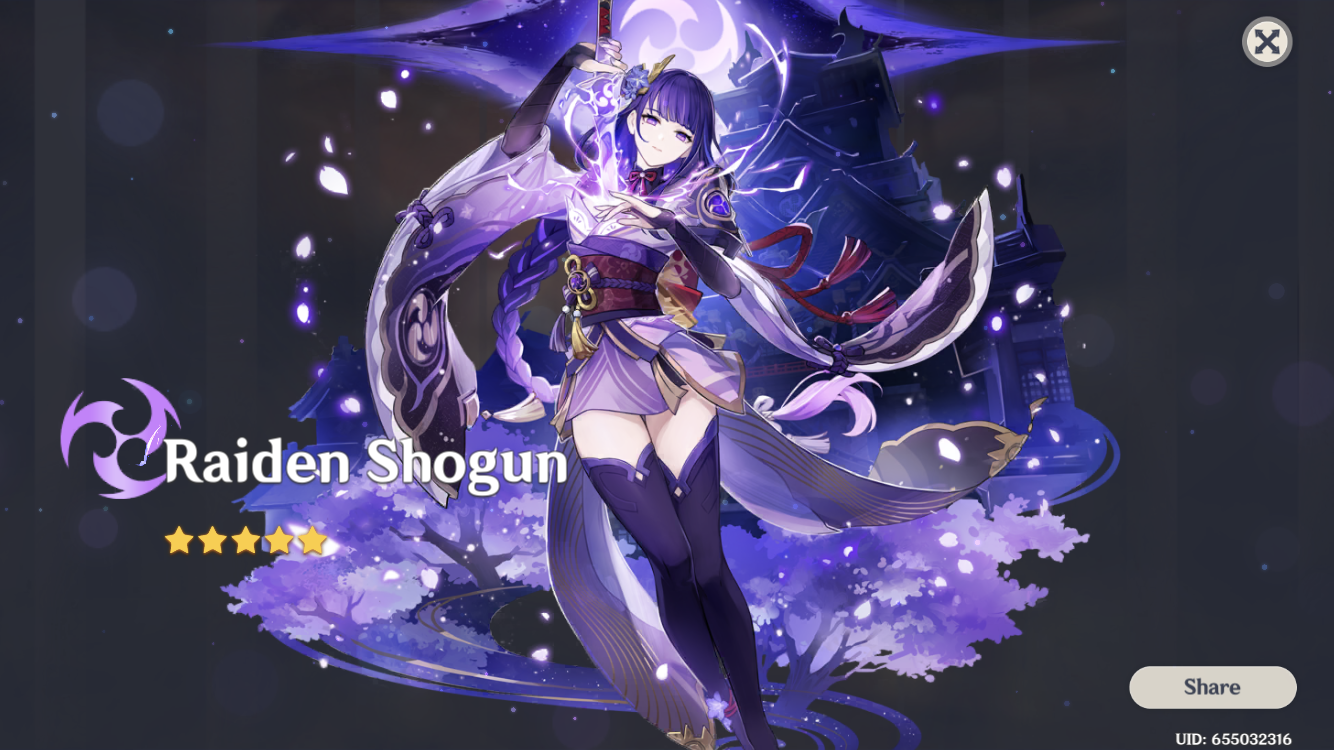 raiden decided to join her son Genshin Impact | HoYoLAB