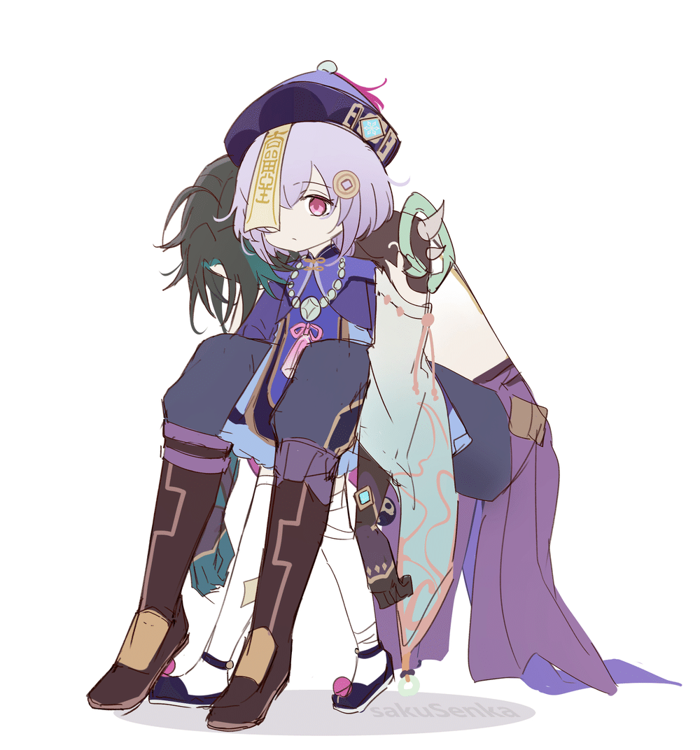 Hôm giờ thấy nhiều bạn thắc mắc Qiqi đã cõng Xiao về như thế nào - Hôm ...