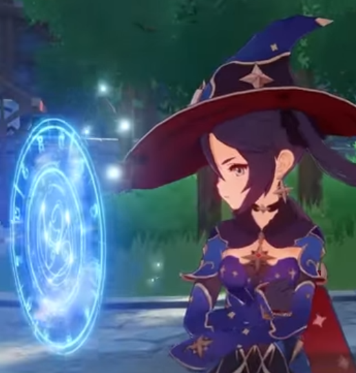 Mona scrying herself again. Genshin Impact | HoYoLAB