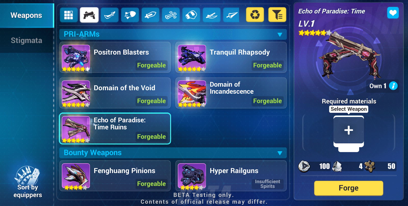 [Beta 6.3 Guide] Echo of Paradise: Time Ruins PRI-ARM Guide Honkai ...