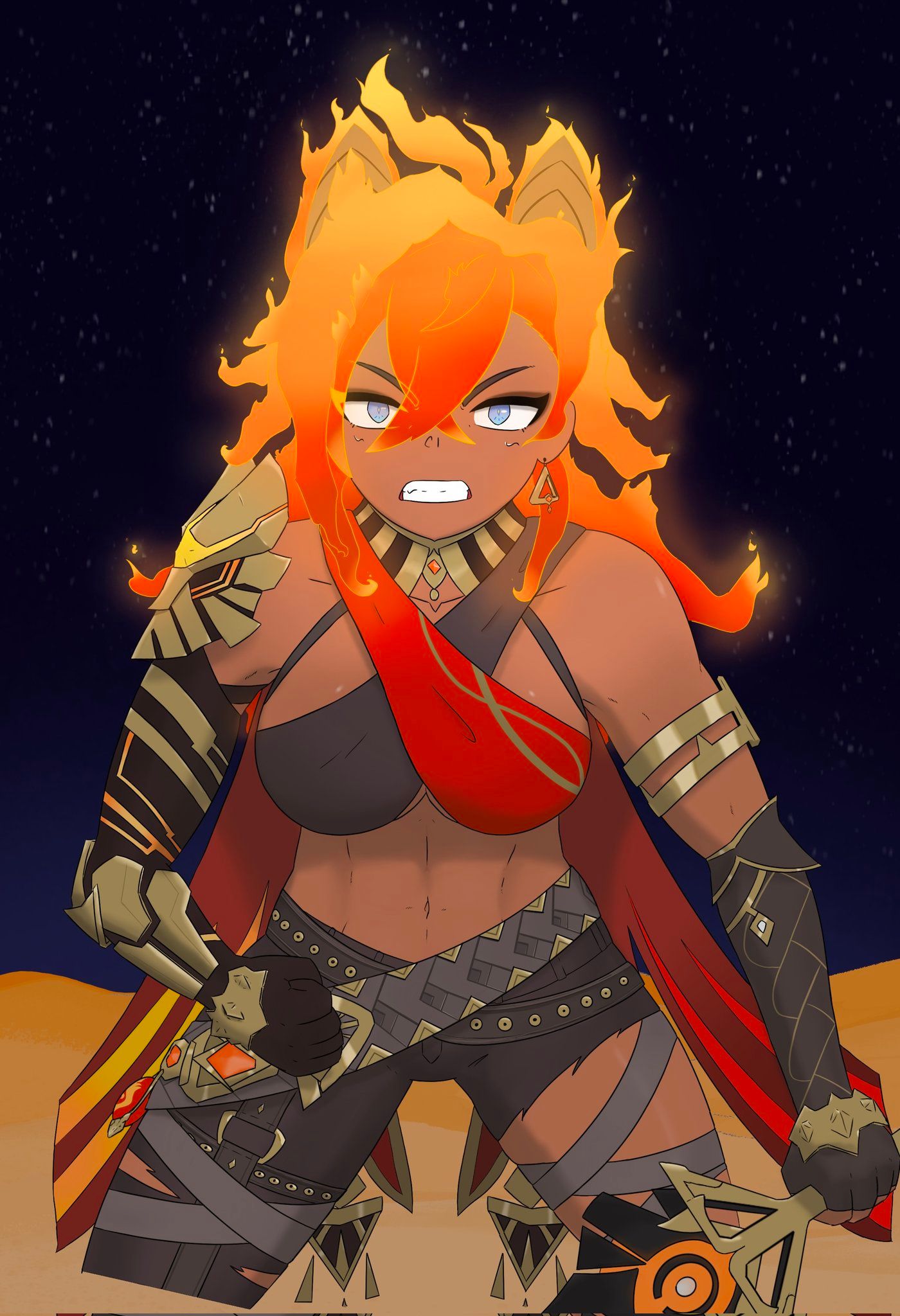 Dehya the flame-mane ! Genshin Impact | HoYoLAB